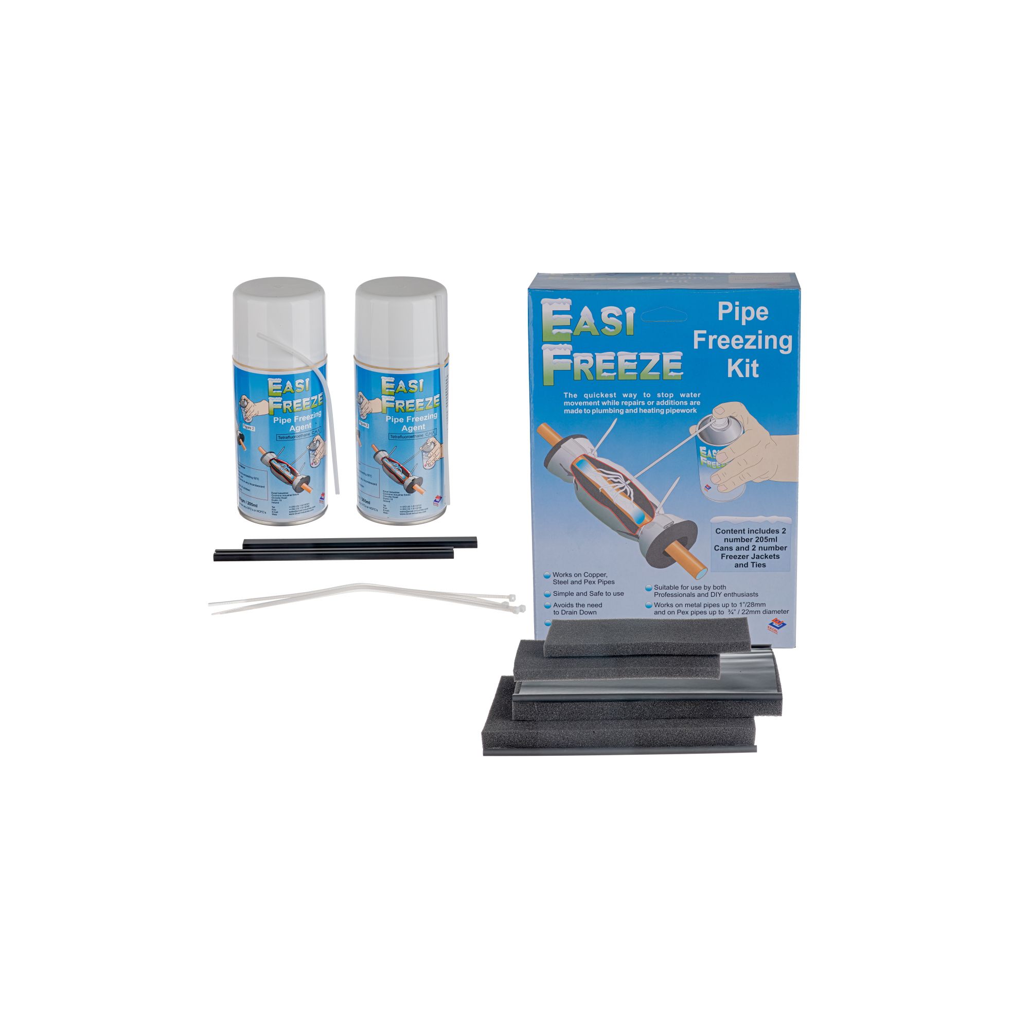 Easi Freeze 12 piece Pipe freezing kit