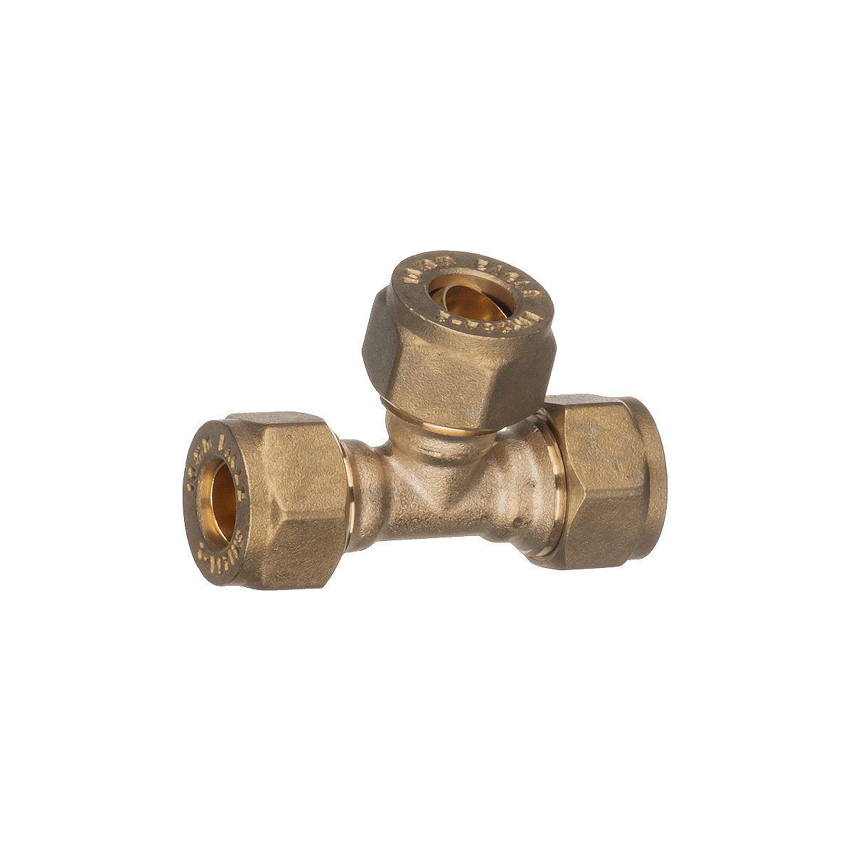 Easi Plumb Brass Compression Equal Tee (Dia) 8mm x 8mm x 8mm | DIY at B&Q