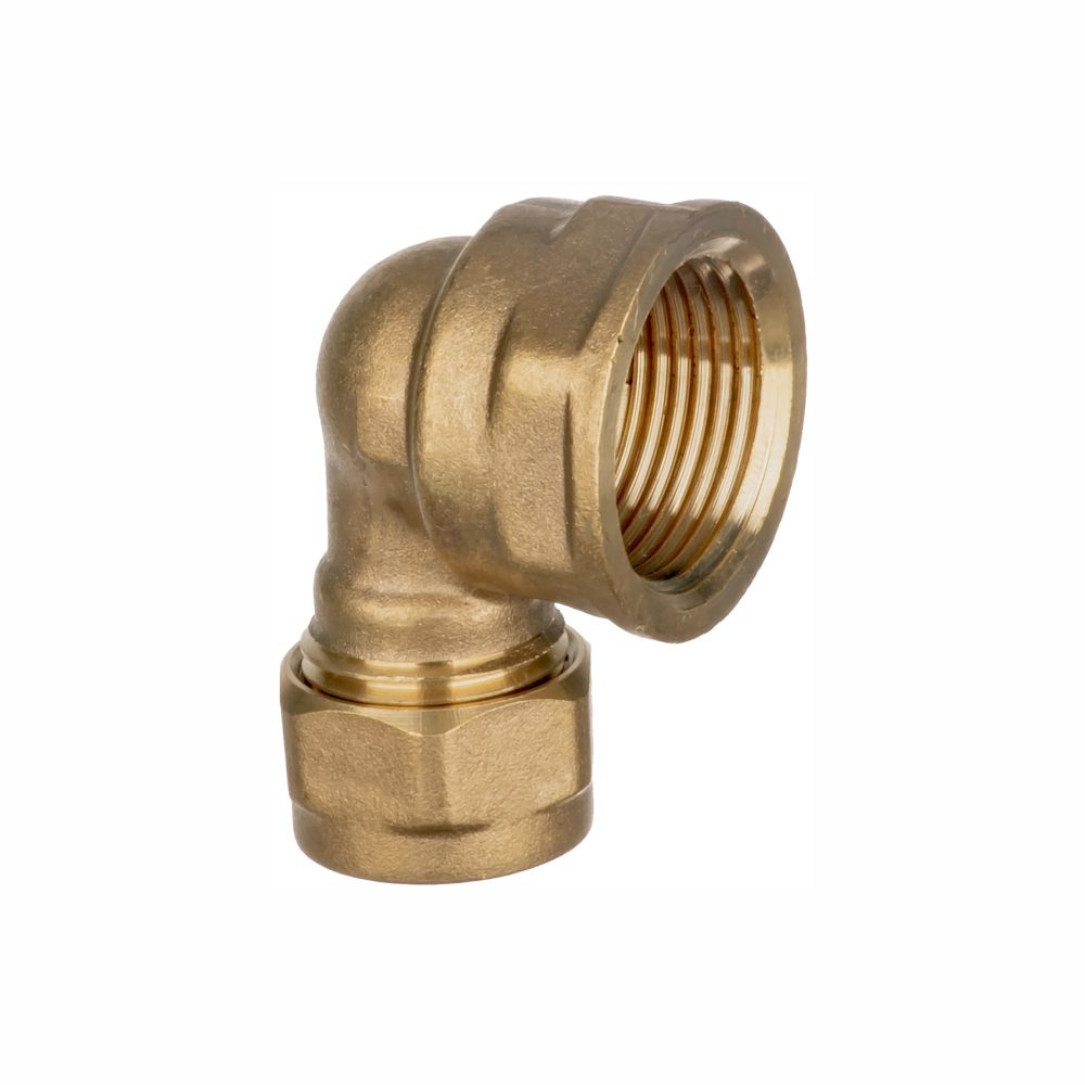 Easi Plumb Brass Compression Fittings Compression 90° Reducing Knuckle ...