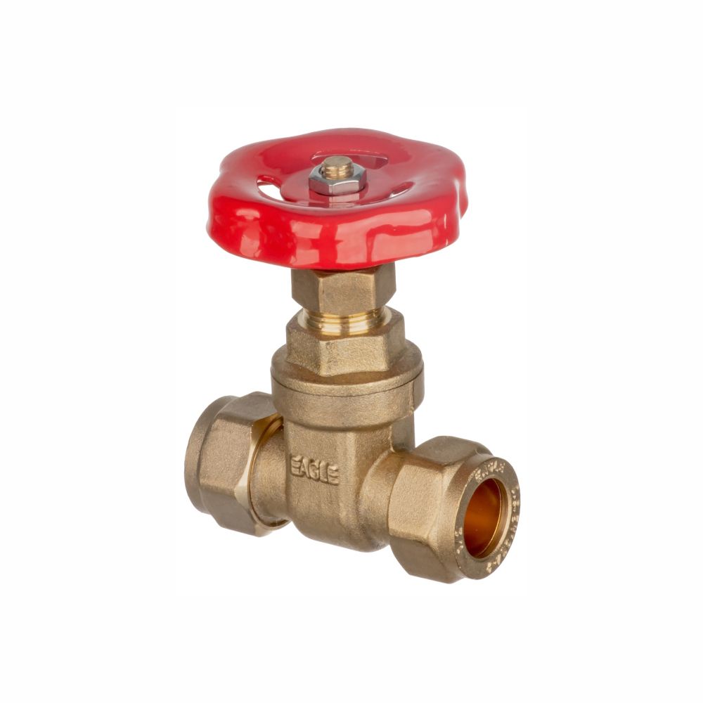 Easi Plumb Brass Compression Gate valve (Dia)½" | DIY at B&Q