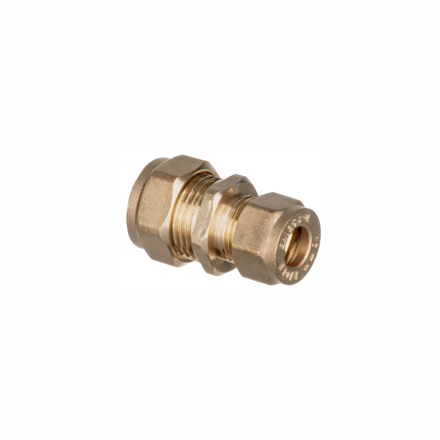 Easi Plumb Brass Fittings Bronze Straight Reducing Coupler (Dia)10mm (L ...