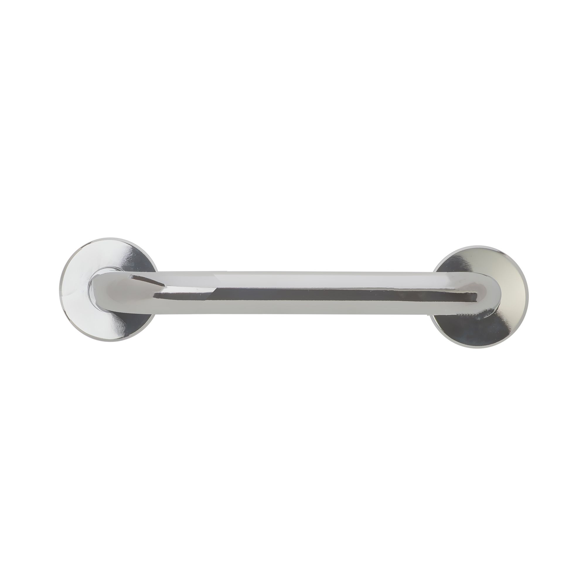 Easi Plumb Chrome effect Straight Support Wall-mounted Grab rail (L)300mm