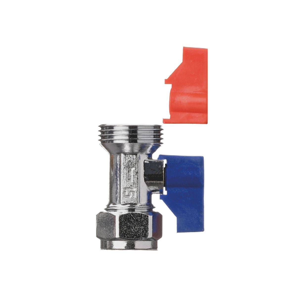 Easi Plumb Compression Straight Washing machine Valve (Dia)14.7mm x ¾"