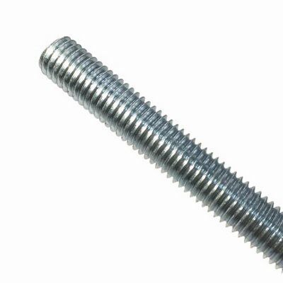 Easyfix A2 stainless steel M10 Threaded rod, (L)0.3m | DIY at B&Q
