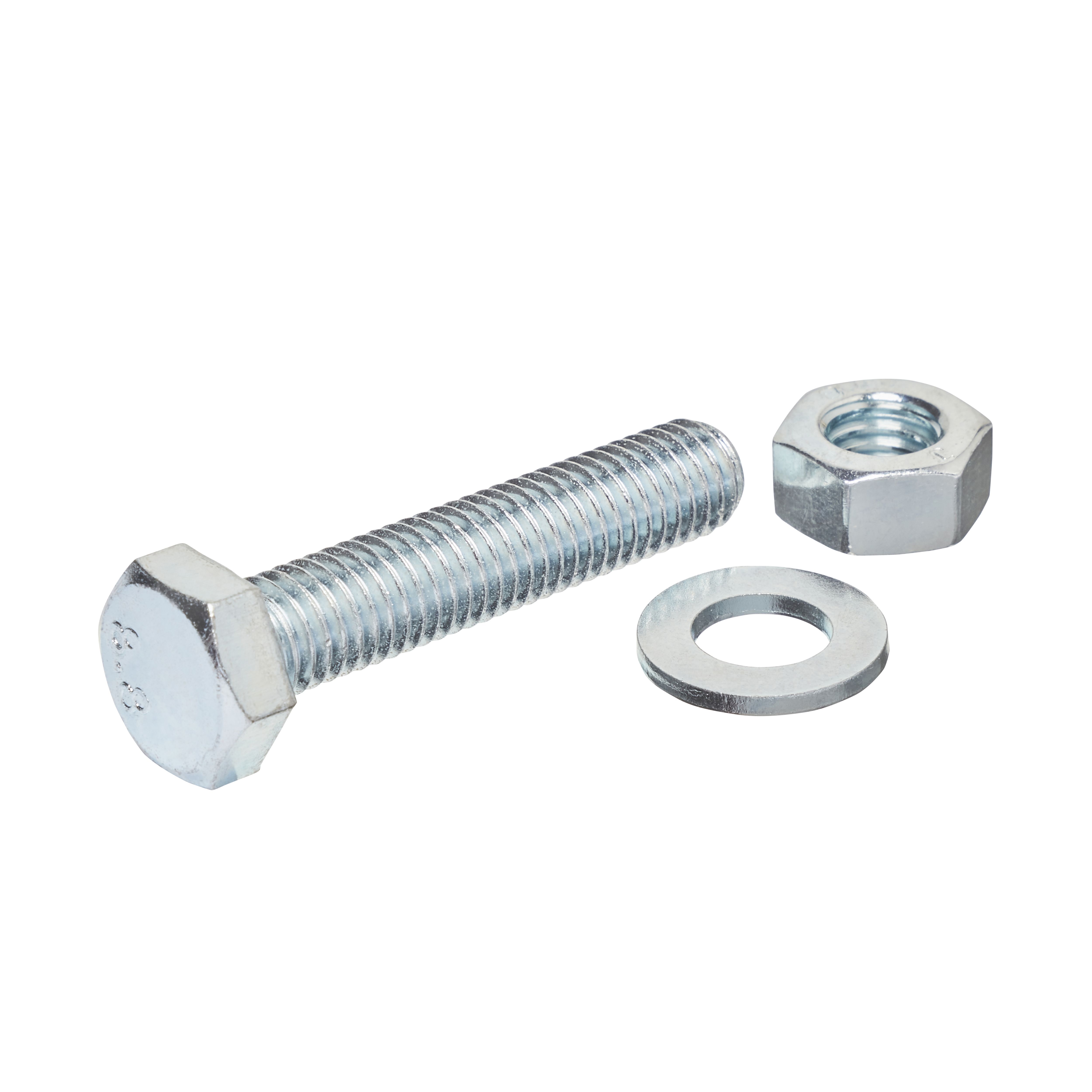 Easyfix Galvanised Steel Bolts, nuts & washers grab pack, 500 pieces