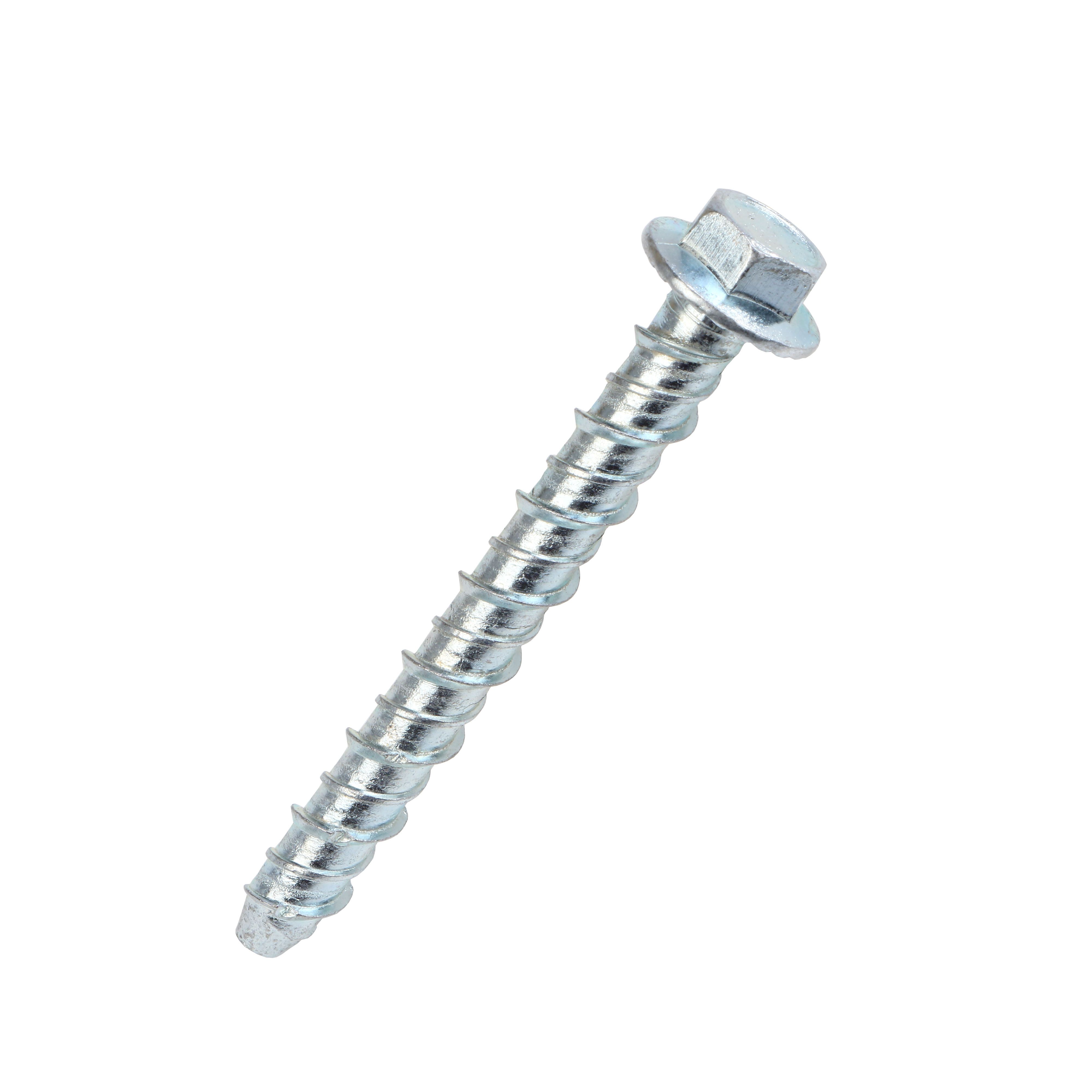 Easyfix Hex flange Carbon steel Concrete screwbolt (Dia)10mm (L)100mm ...