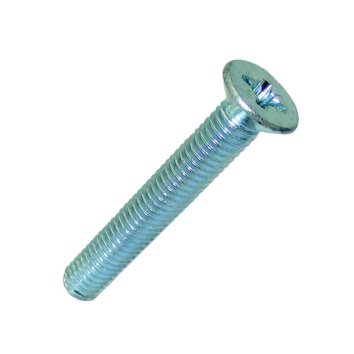 Easyfix M6 PZ Countersunk Bright zinc-plated Carbon steel Machine screw ...