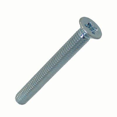 Easyfix M6 PZ Countersunk Bright zinc-plated Carbon steel Machine screw ...