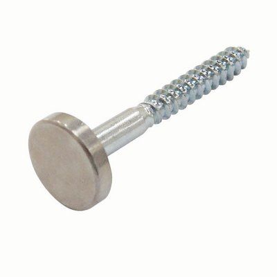 Easyfix Mirror screw (L)27mm, Pack of 10 | DIY at B&Q