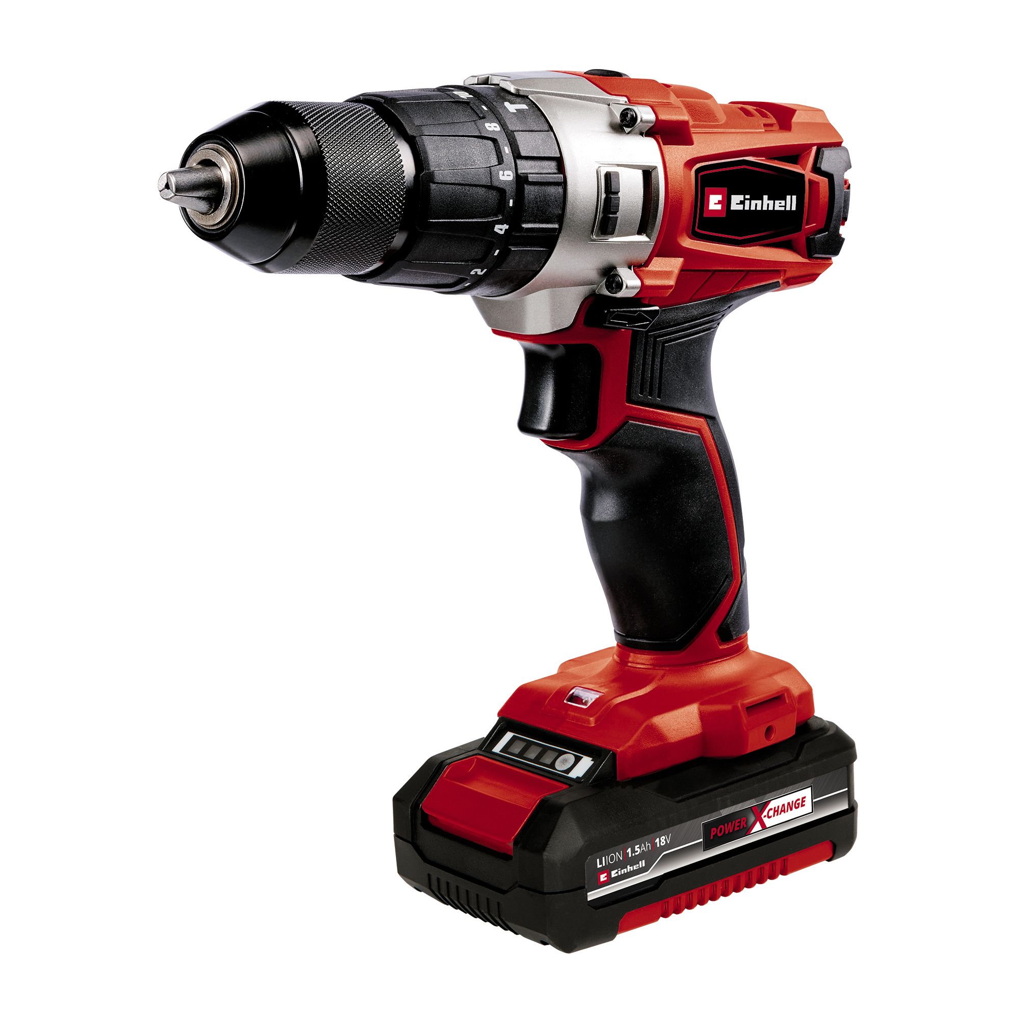 Einhell PXC 18V Li-ion Cordless Combi drill (1 x 1.5Ah) - TE-CD 18/44 ...