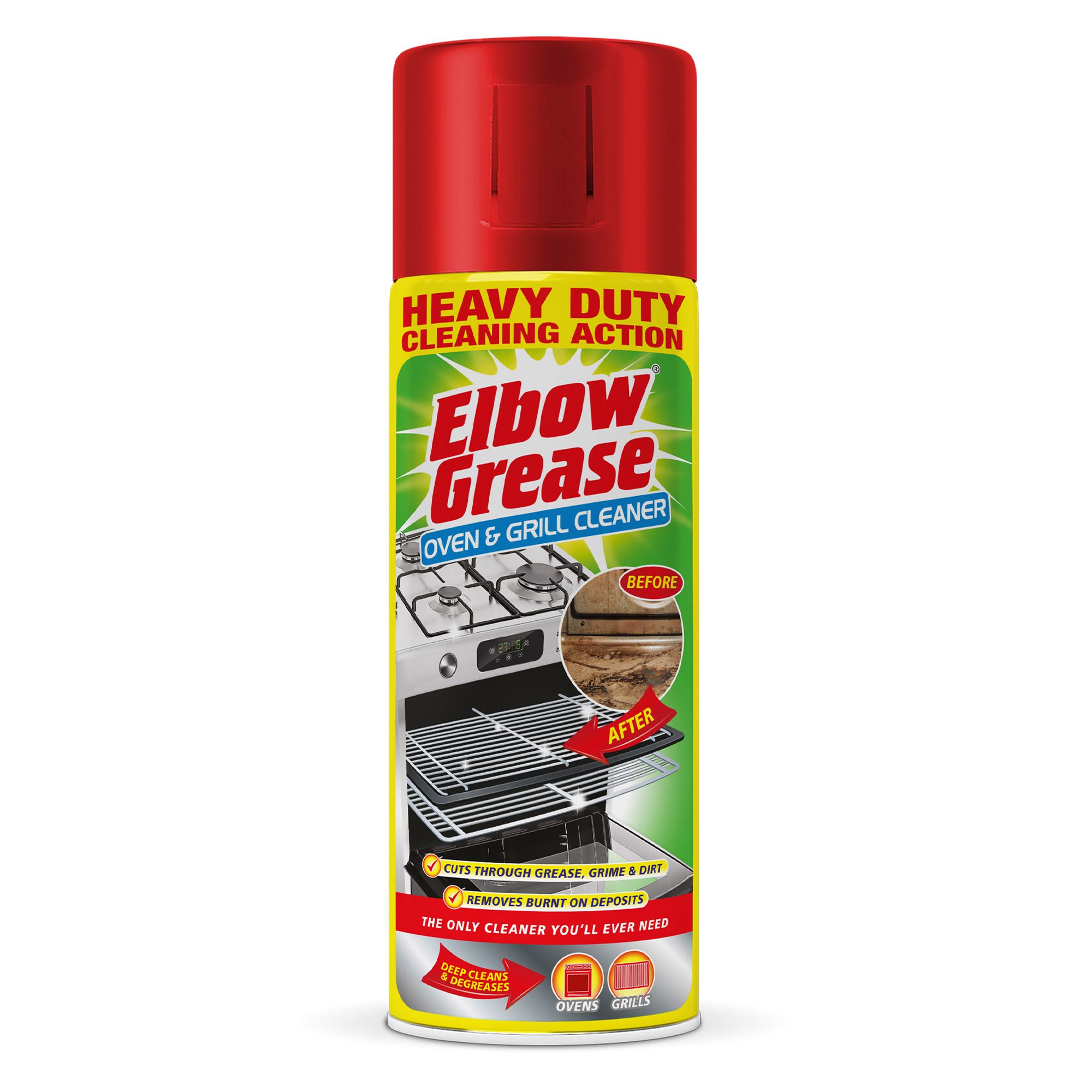 Elbow Grease Kitchen Oven & grill Mousse Cleaner Spray, 400ml