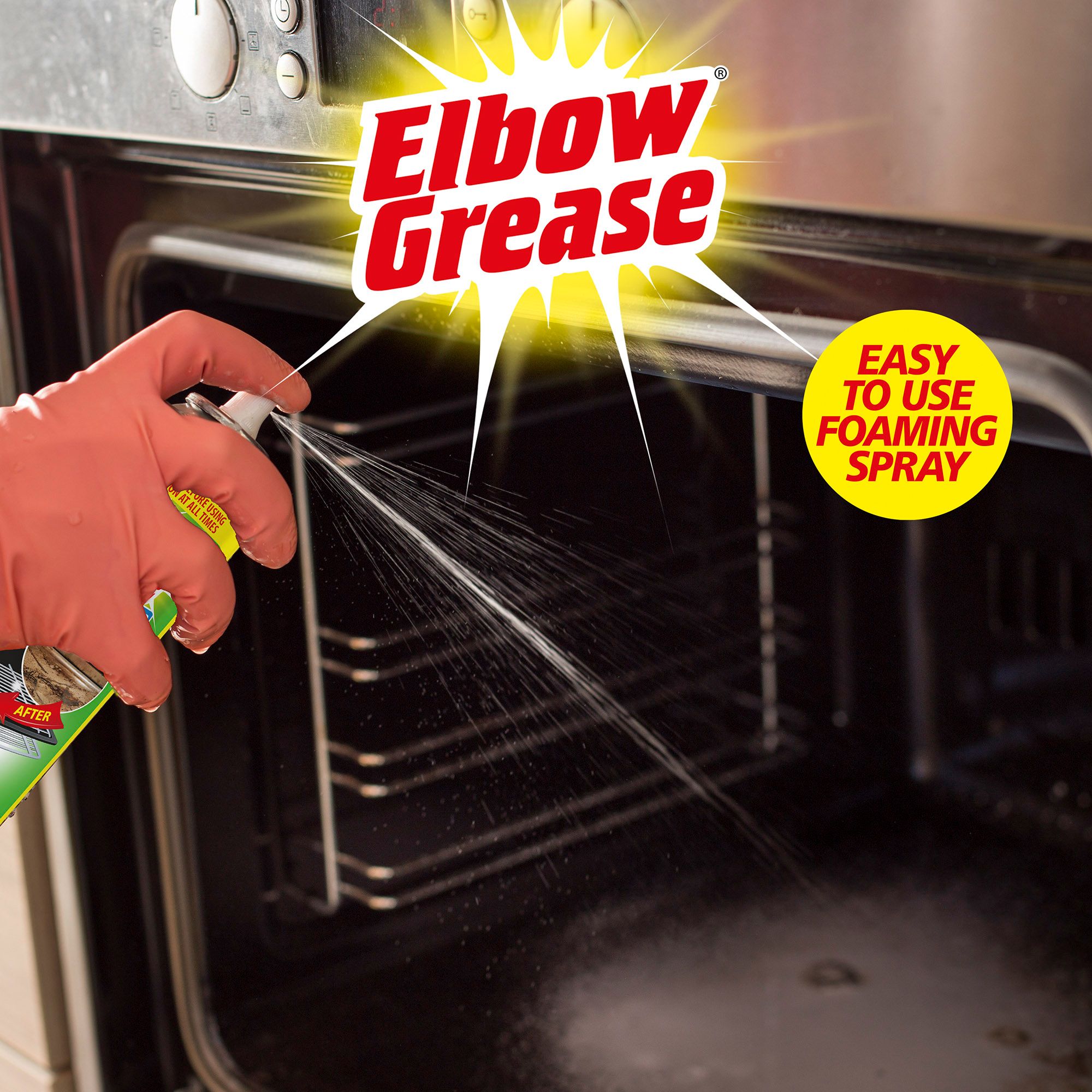 Elbow Grease Kitchen Oven & grill Mousse Cleaner Spray, 400ml