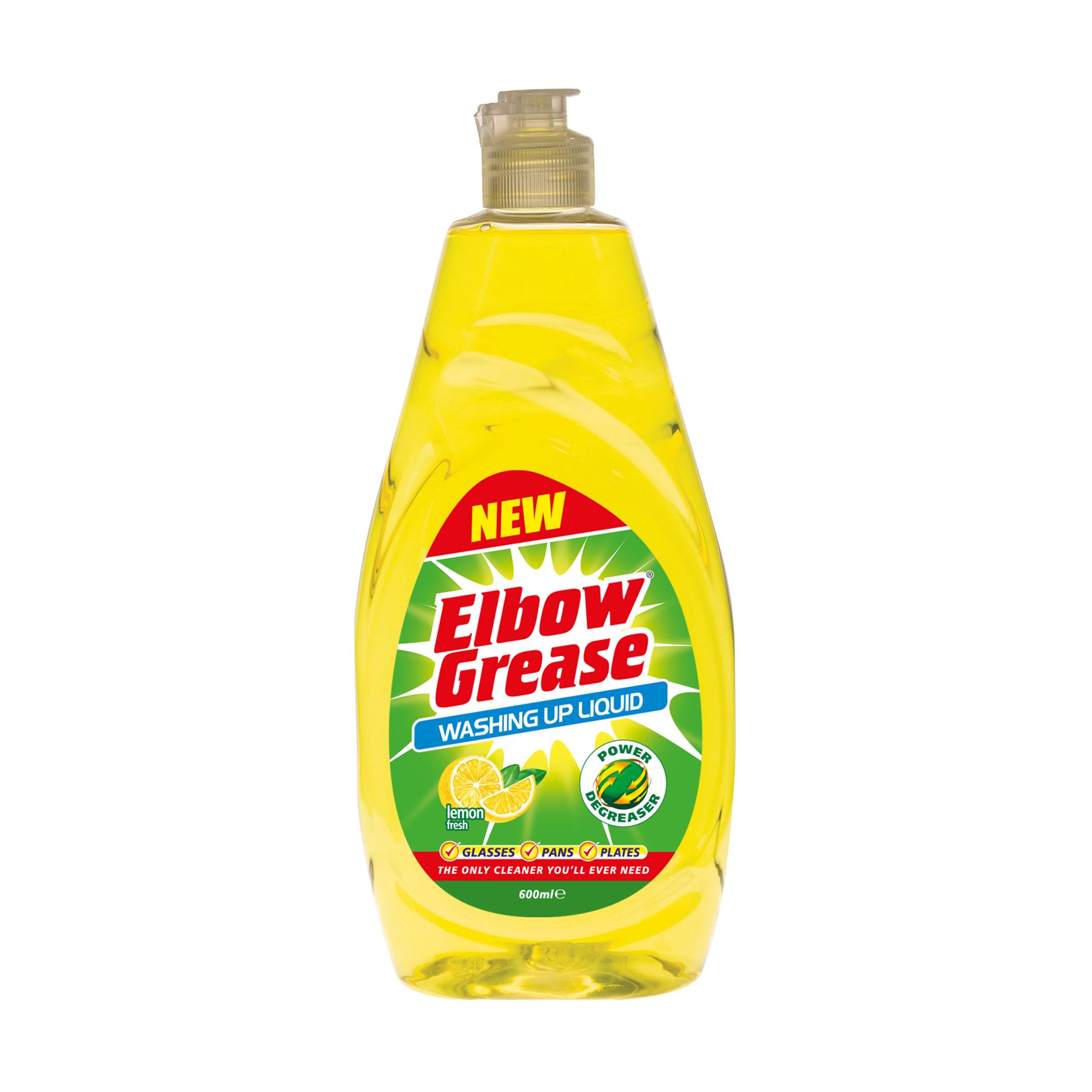 Elbow Grease Lemon Fresh Kitchen Washing liquid, 600ml