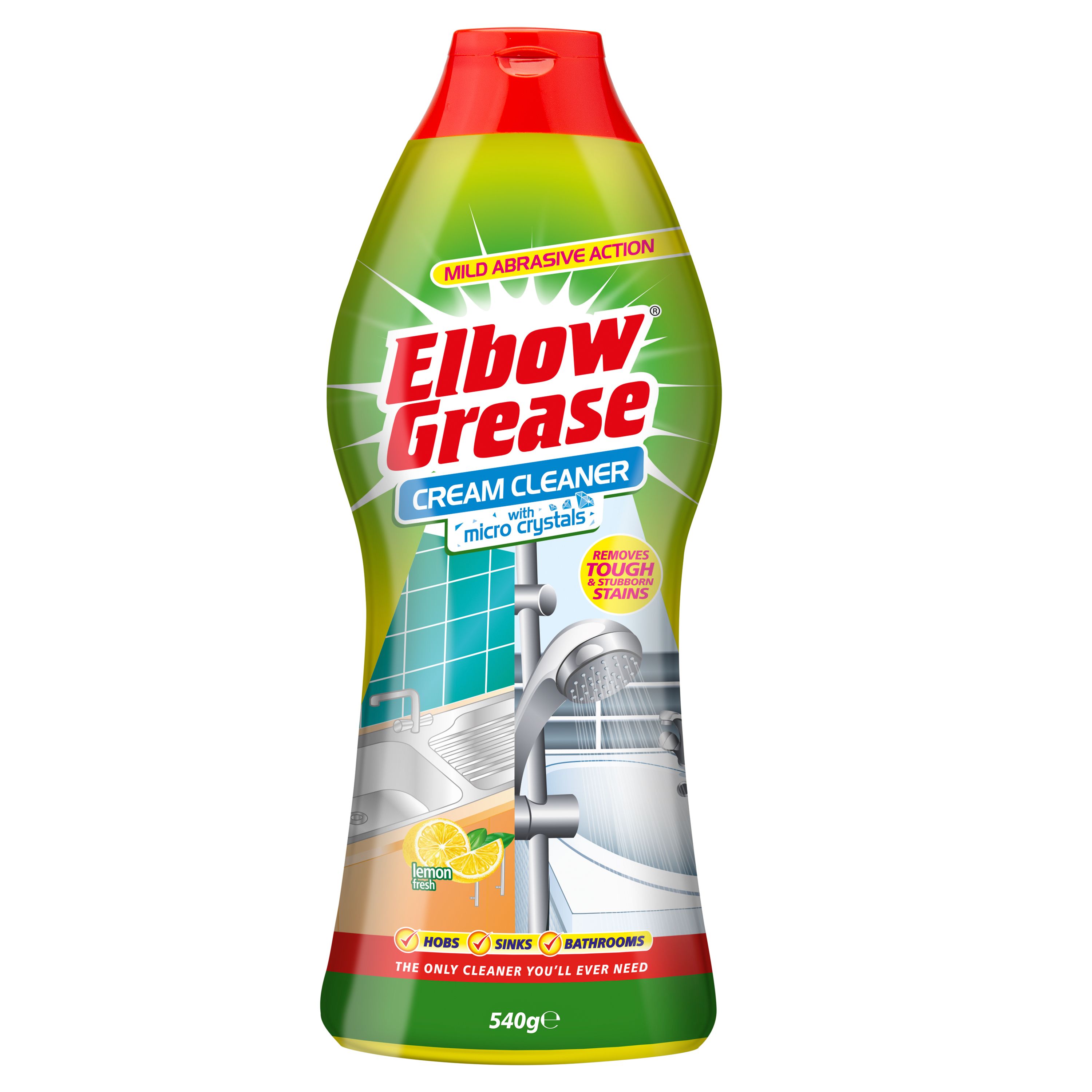 Elbow Grease Lemon Fresh Multi-surface Cream Cleaner, 500ml