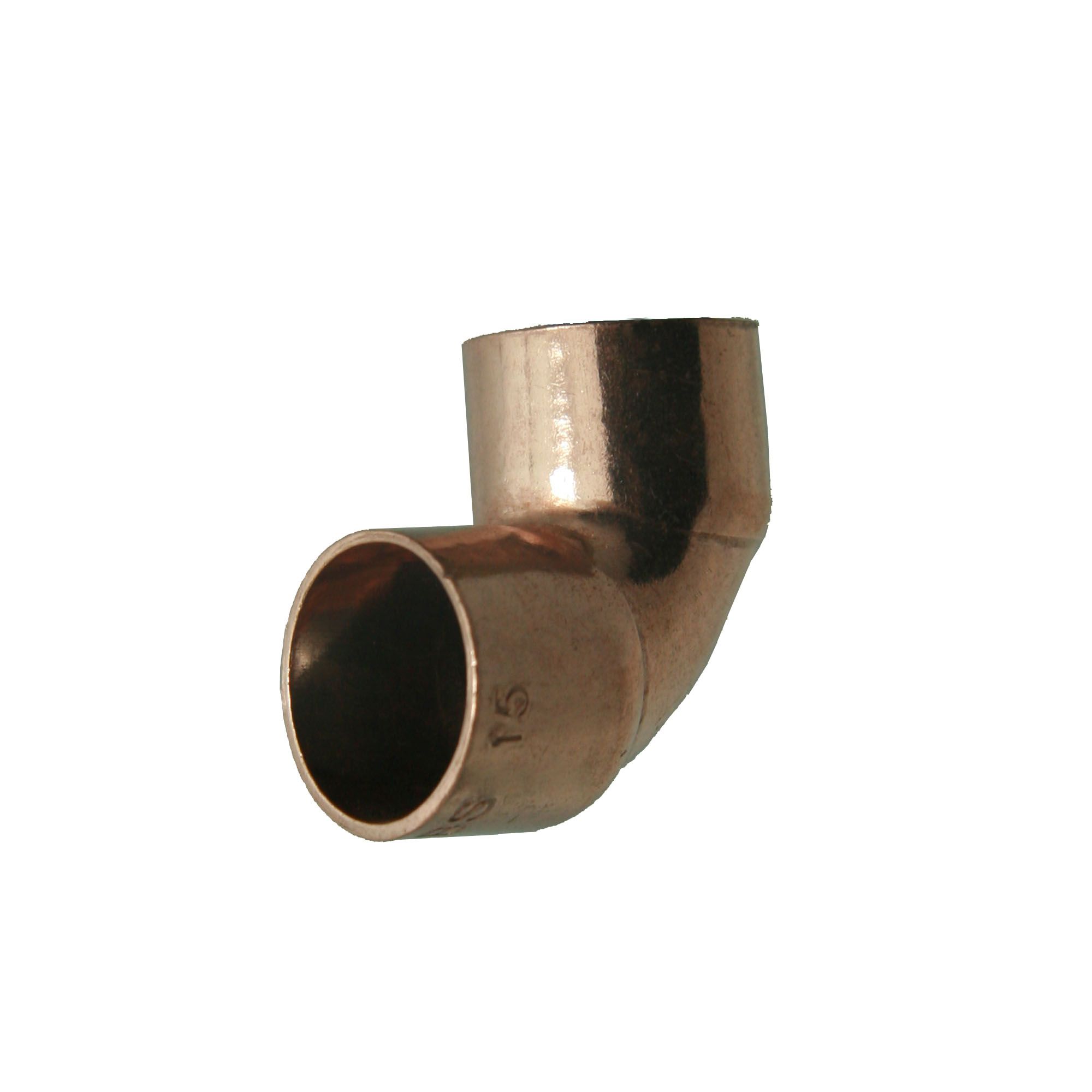 End feed 90° End feed Pipe elbow (Dia)15mm, Pack of 20