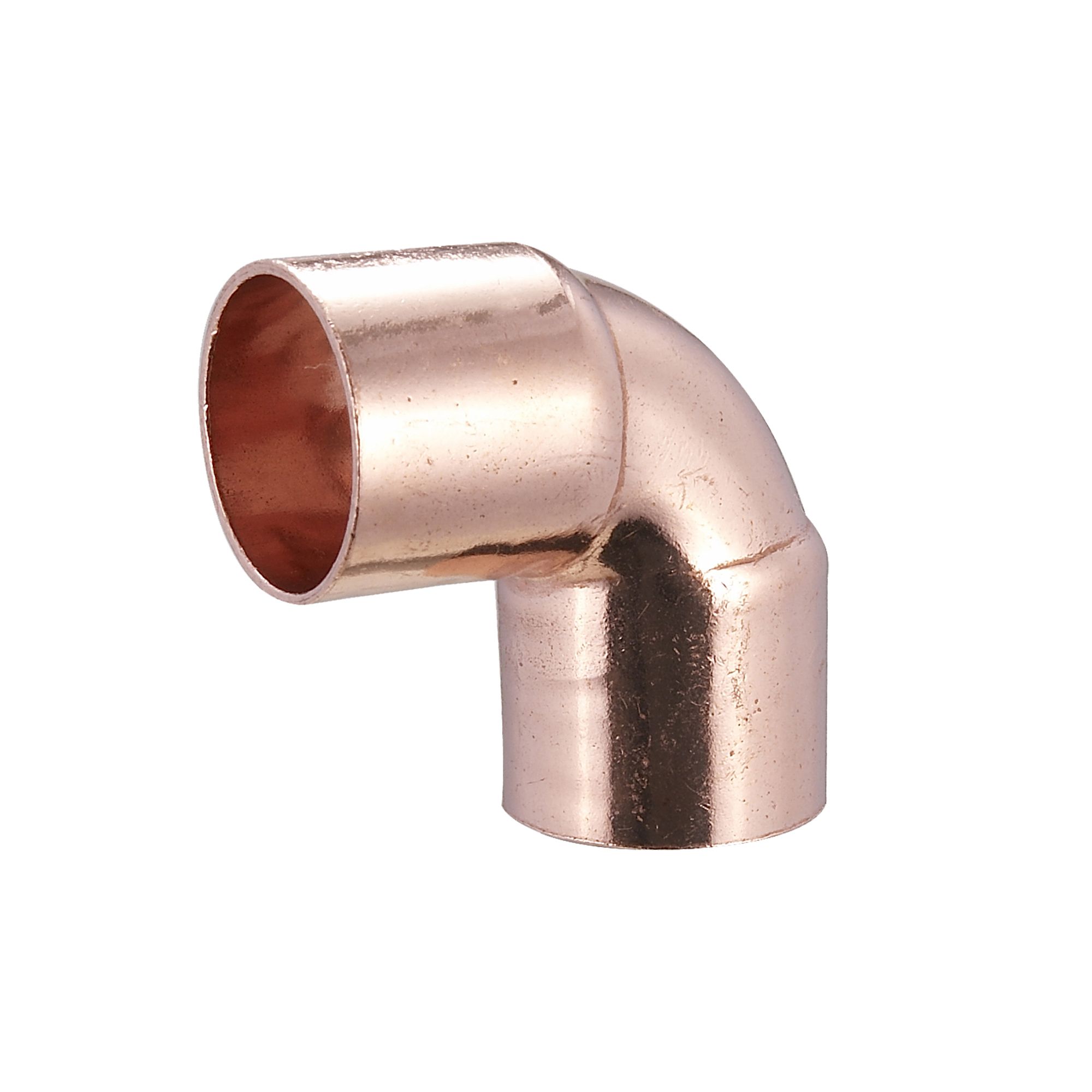 End feed 90° Pipe elbow (Dia)22mm 22mm, Pack of 2 | DIY at B&Q