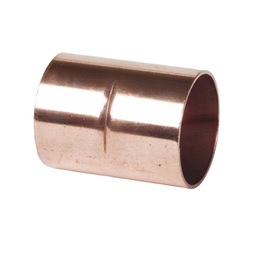 End feed Straight Coupler 15mm, Pack of 4 | DIY at B&Q