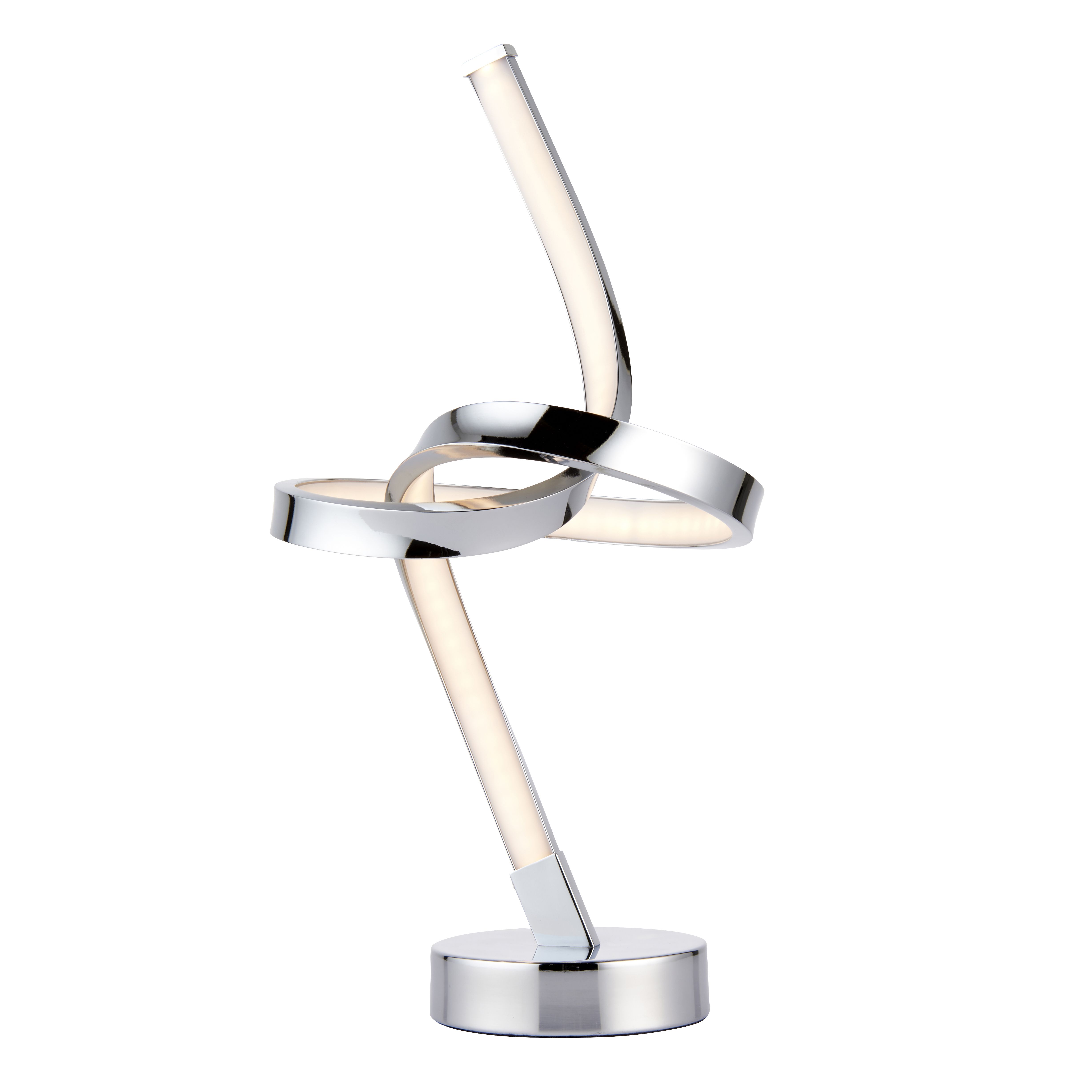 Endor Silver Integrated LED Table lamp