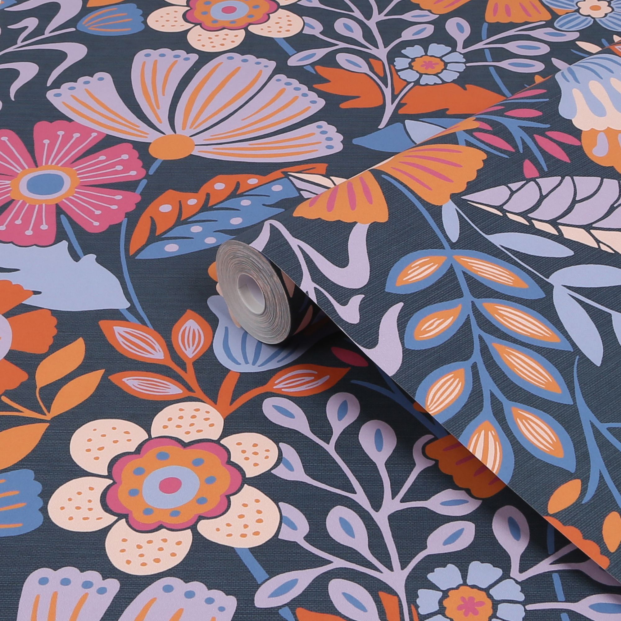 Envy Oopsy Daisy Multicolour Floral Smooth Wallpaper