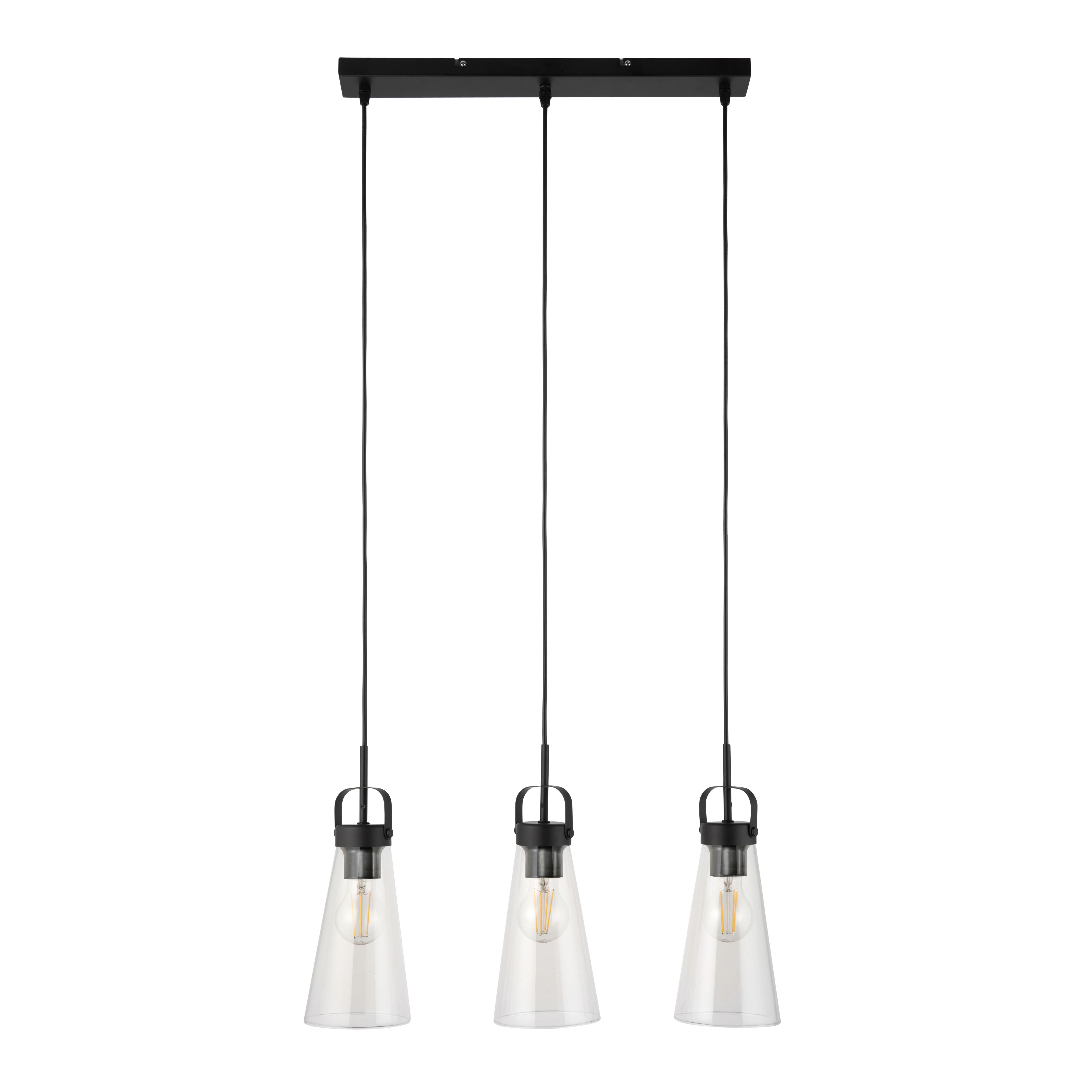 Enzo Matt 3 Lamp LED Pendant ceiling light