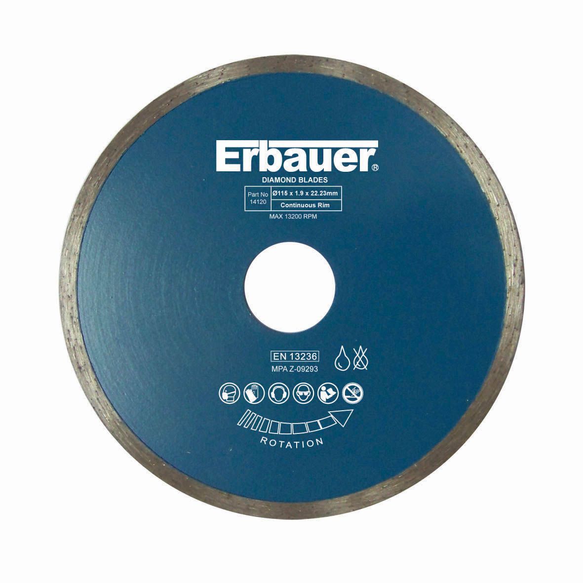 Erbauer 115mm x 22.2mm Diamond blade | DIY at B&Q