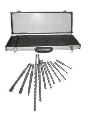 Erbauer 12 piece SDS plus Drill bit set | DIY at B&Q