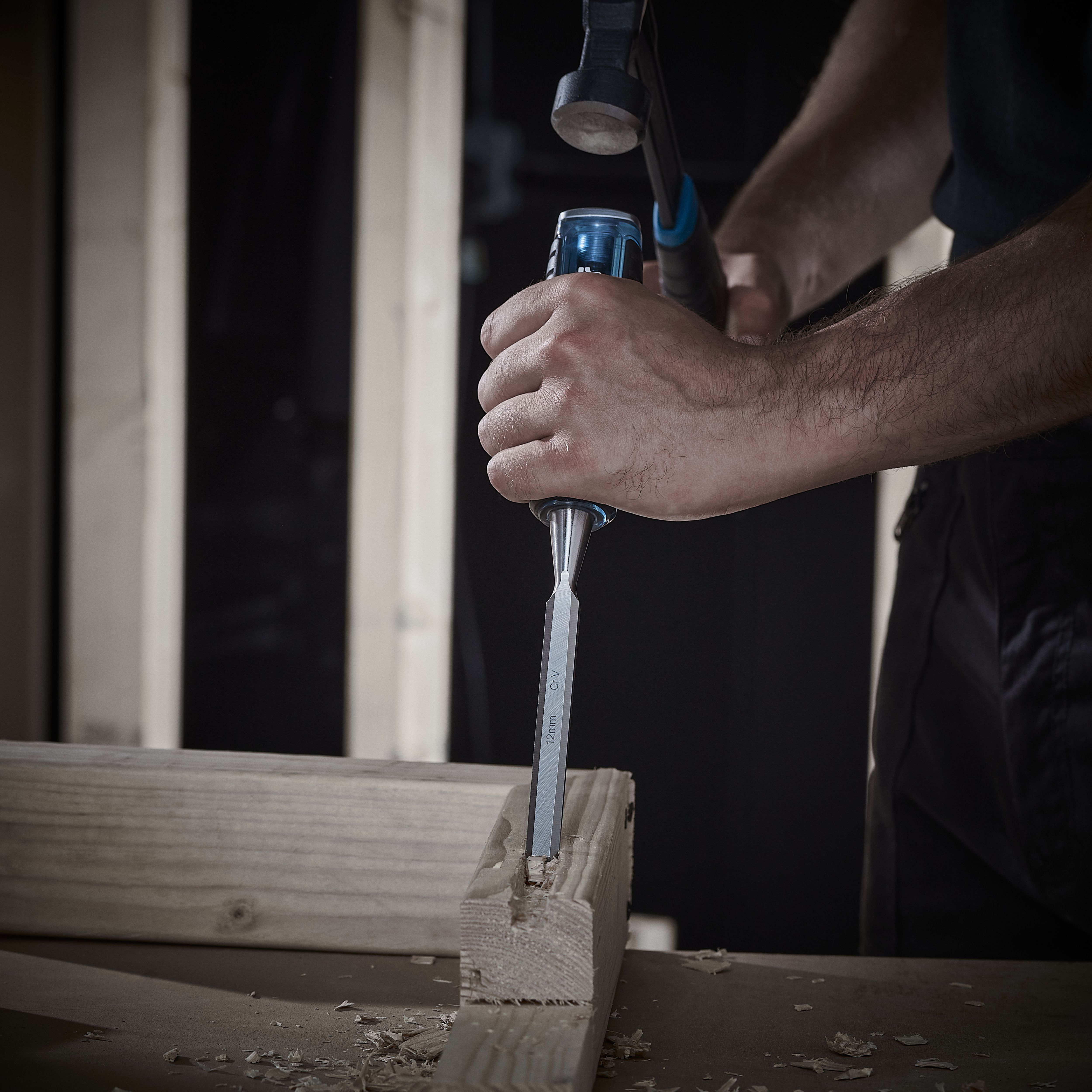 Erbauer 12mm Smoked blue Wood chisel