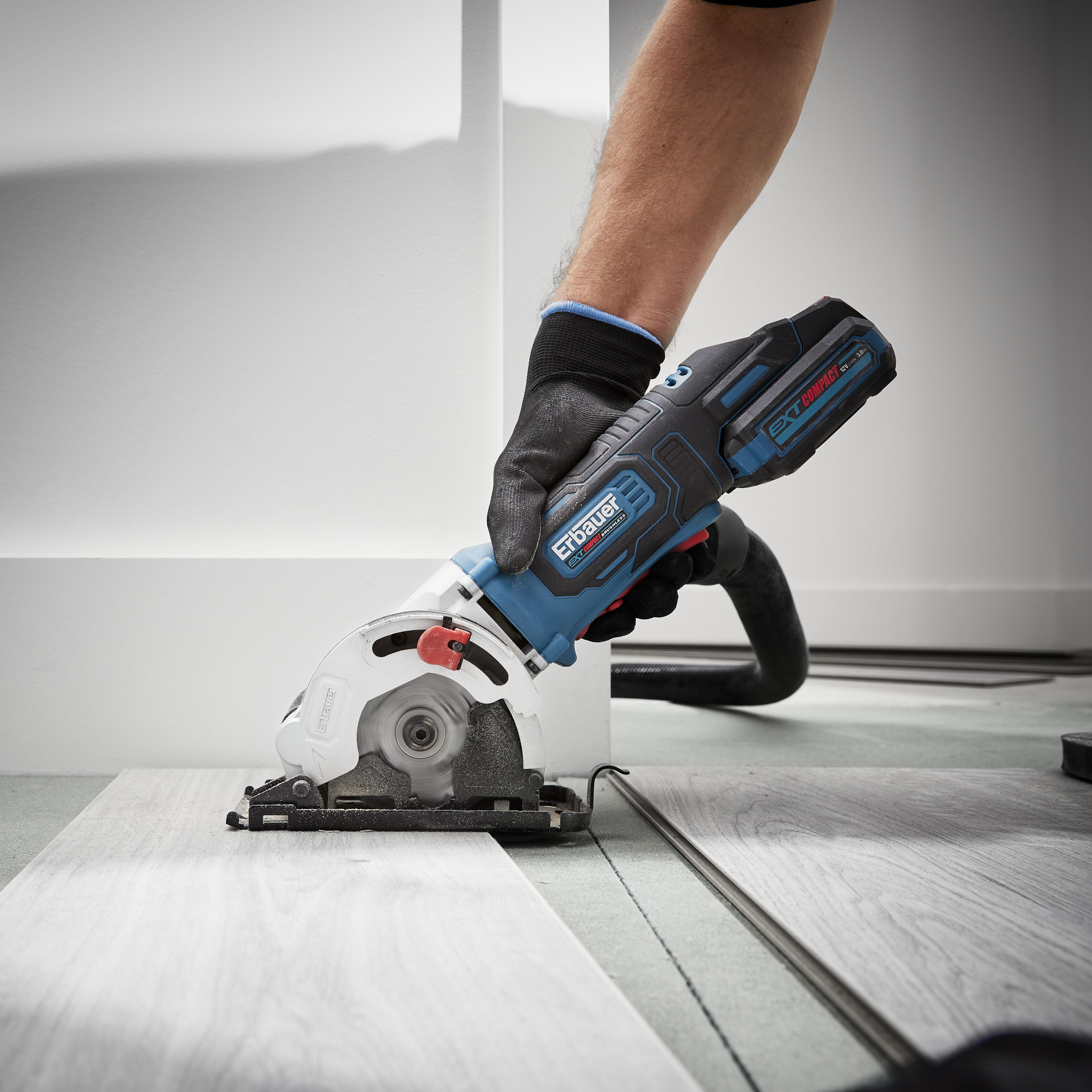 Erbauer 12V EXT compact 85mm Brushless Cordless Circular saw (Bare Tool ...