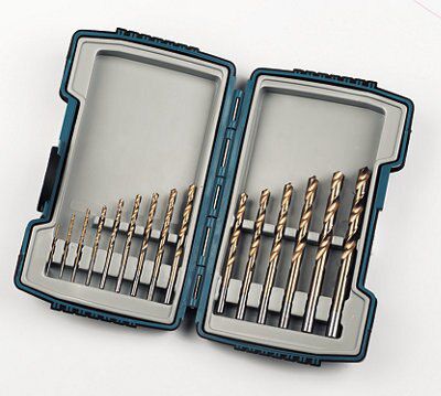 Erbauer 15 piece Round Twist Drill bit set - BQ95151