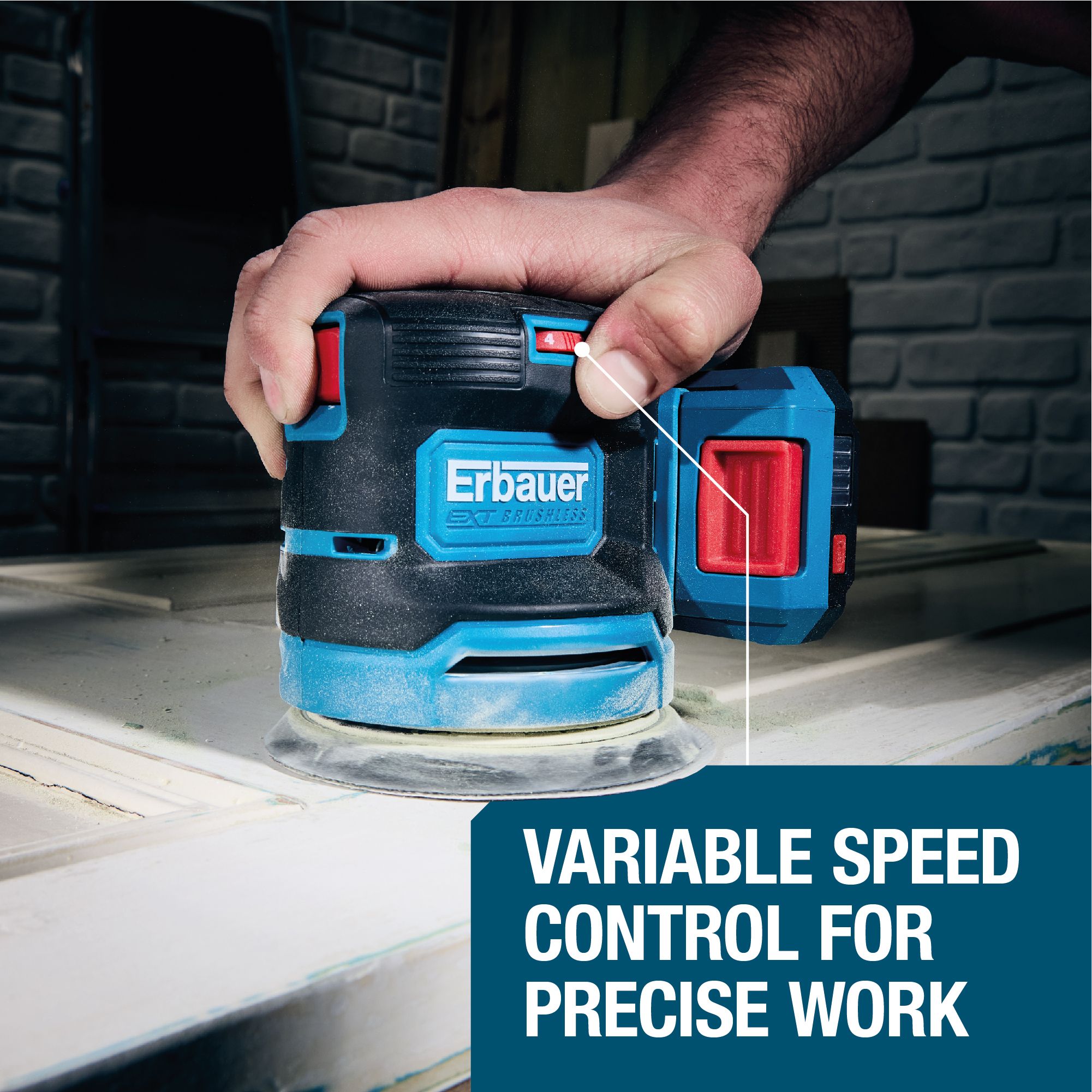 Erbauer 18V 125mm Li-ion EXT Keep Cool Brushless V2 Cordless Random ...