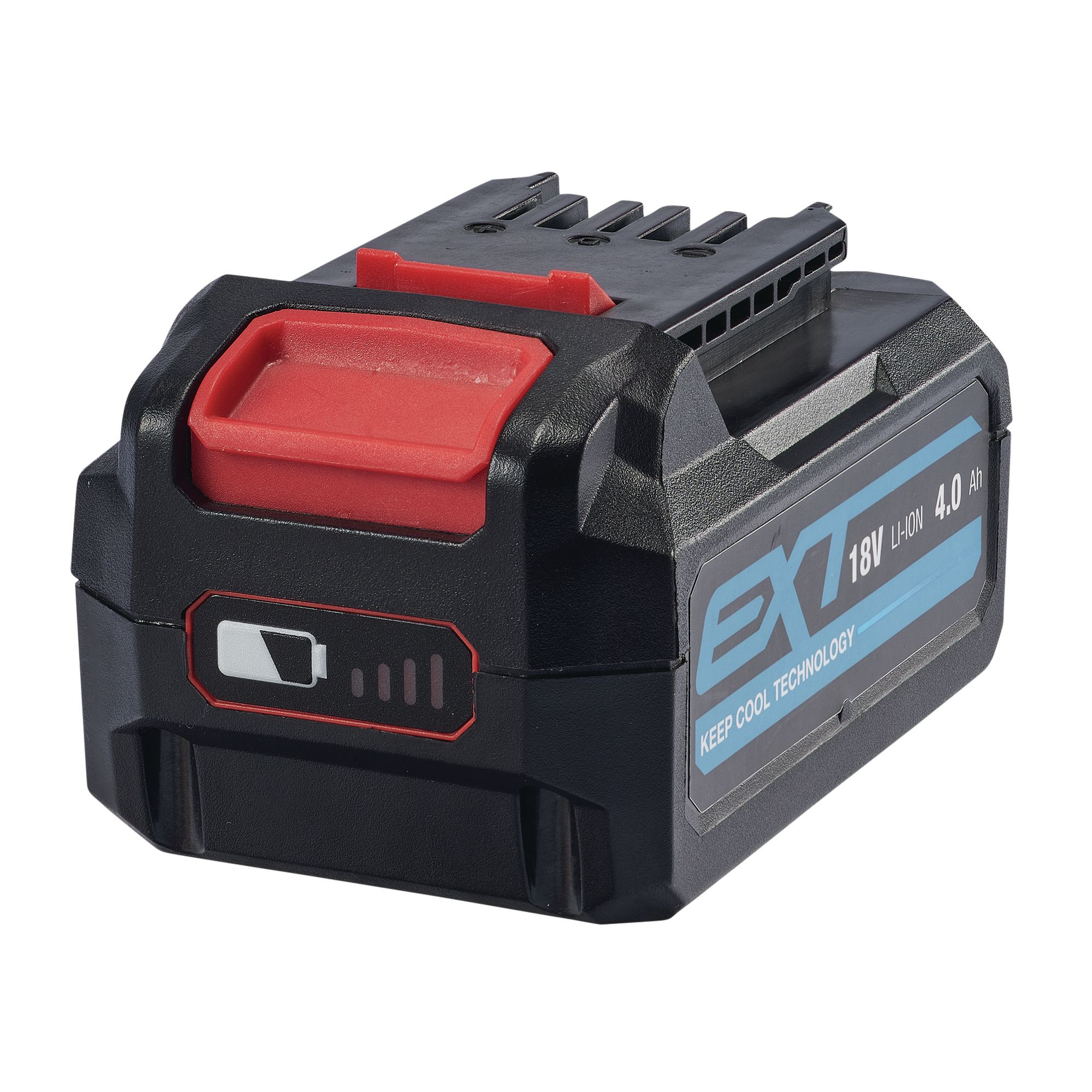 Erbauer 18V 2 x 4Ah Li-ion EXT keep cool Battery charger with batteries ...