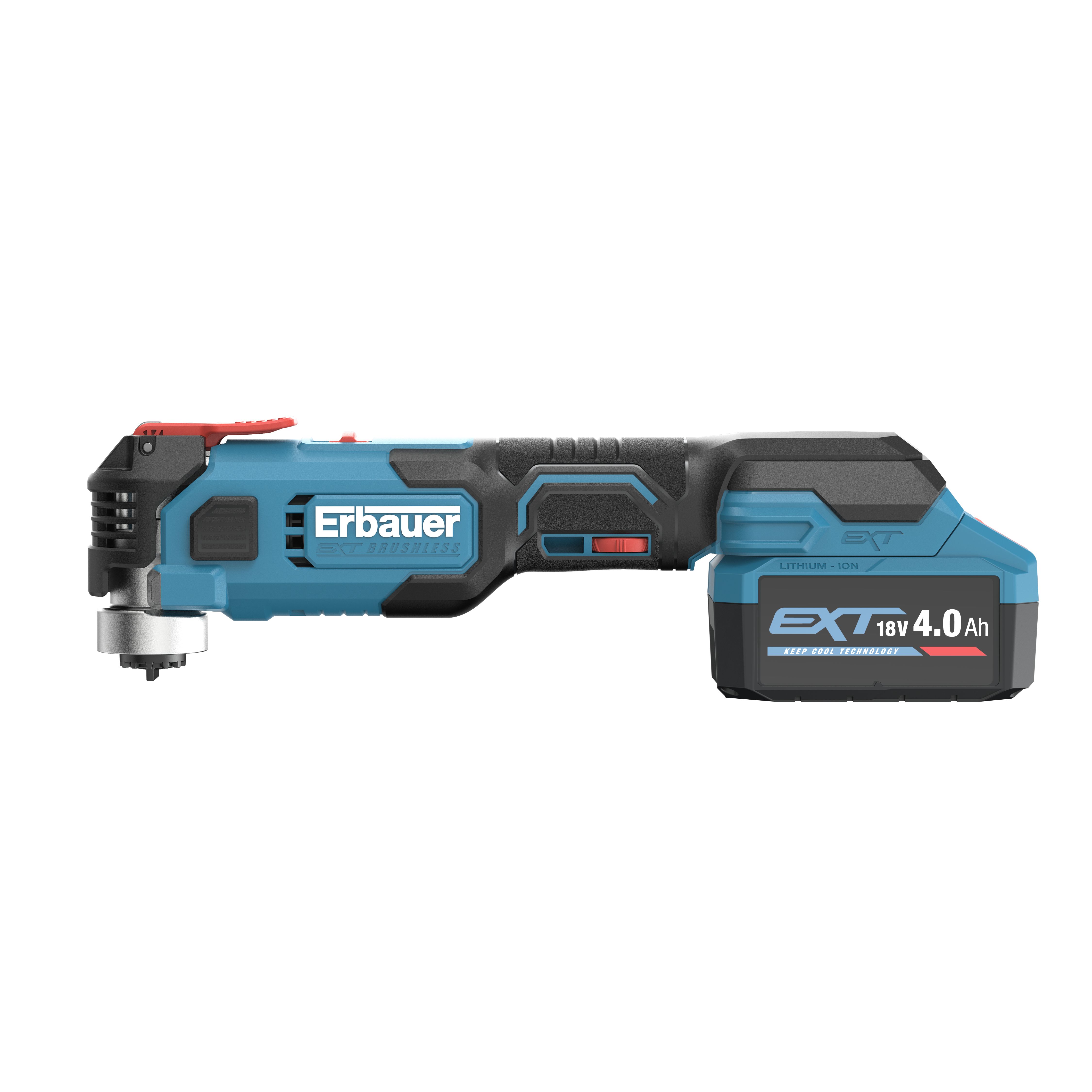 Erbauer 18V 4Ah Li-ion EXT Keep Cool Brushless V2 Cordless Multi tool ...