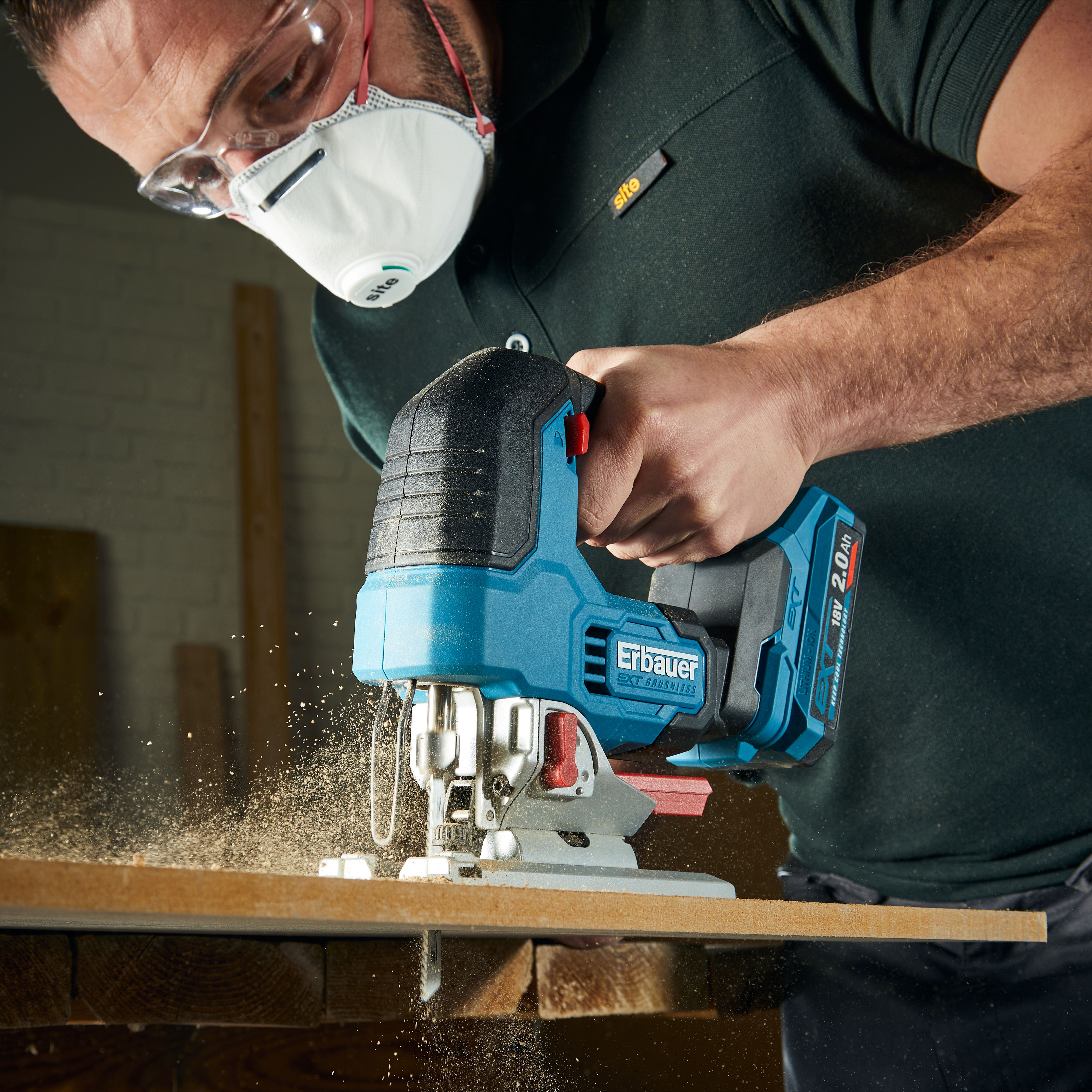 Erbauer 18V EXT Keep Cool Brushless V2 Cordless Jigsaw (Bare Tool ...