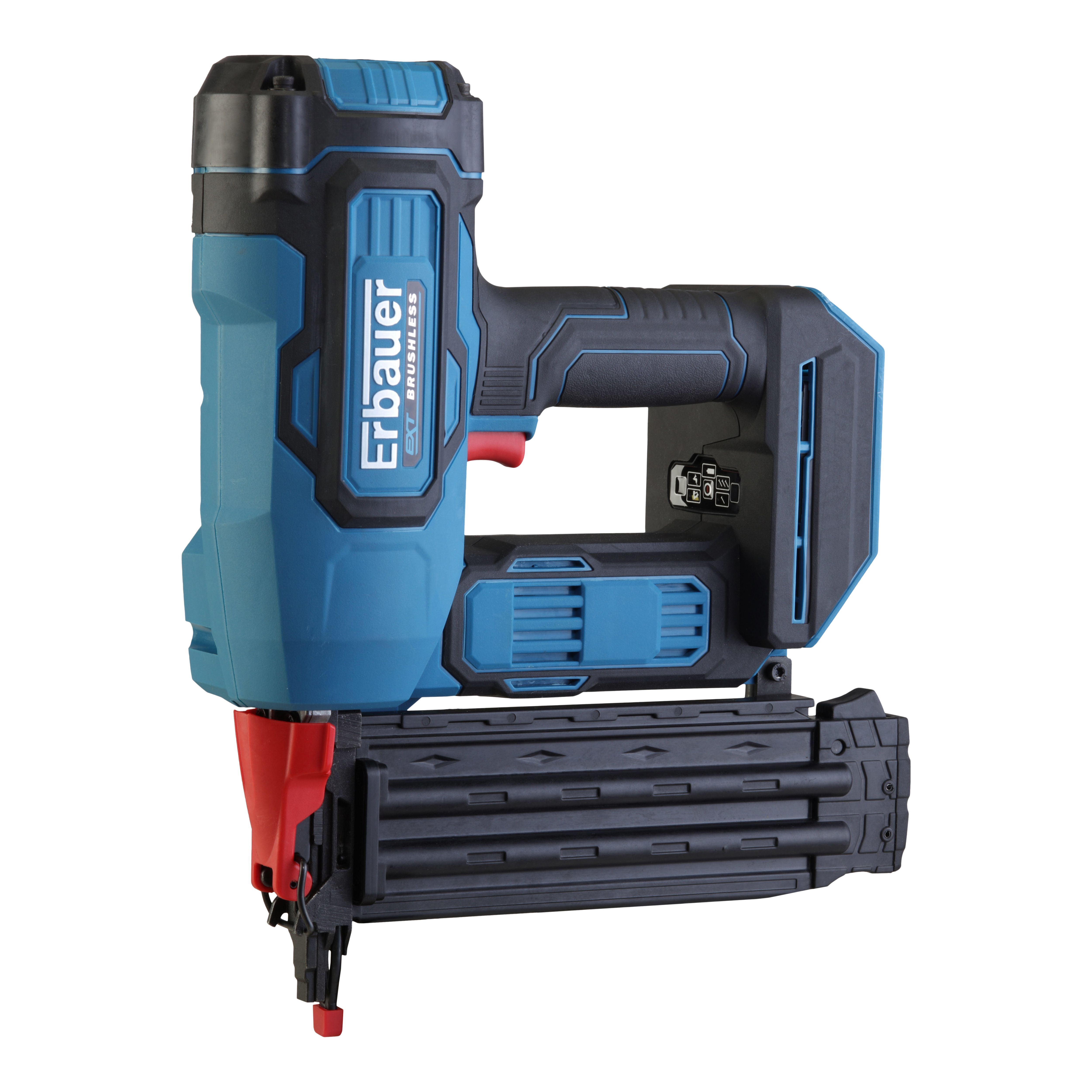 Erbauer 18V EXT Li-ion 55mm Second fix Cordless 18 gauge Nail gun (Bare ...