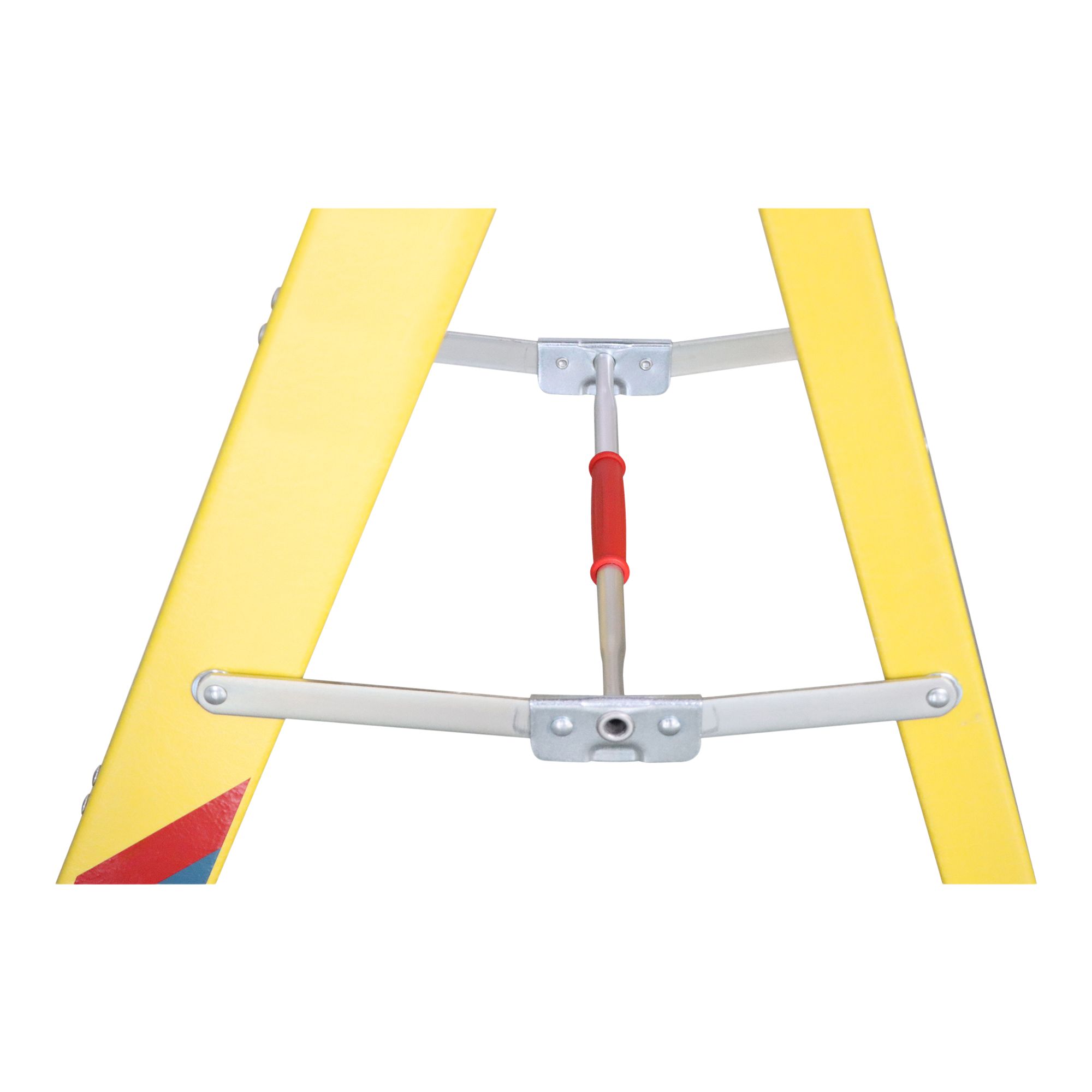 ERBAUER 4 TREAD FIBREGLASS SWING BACK STEP LADDER