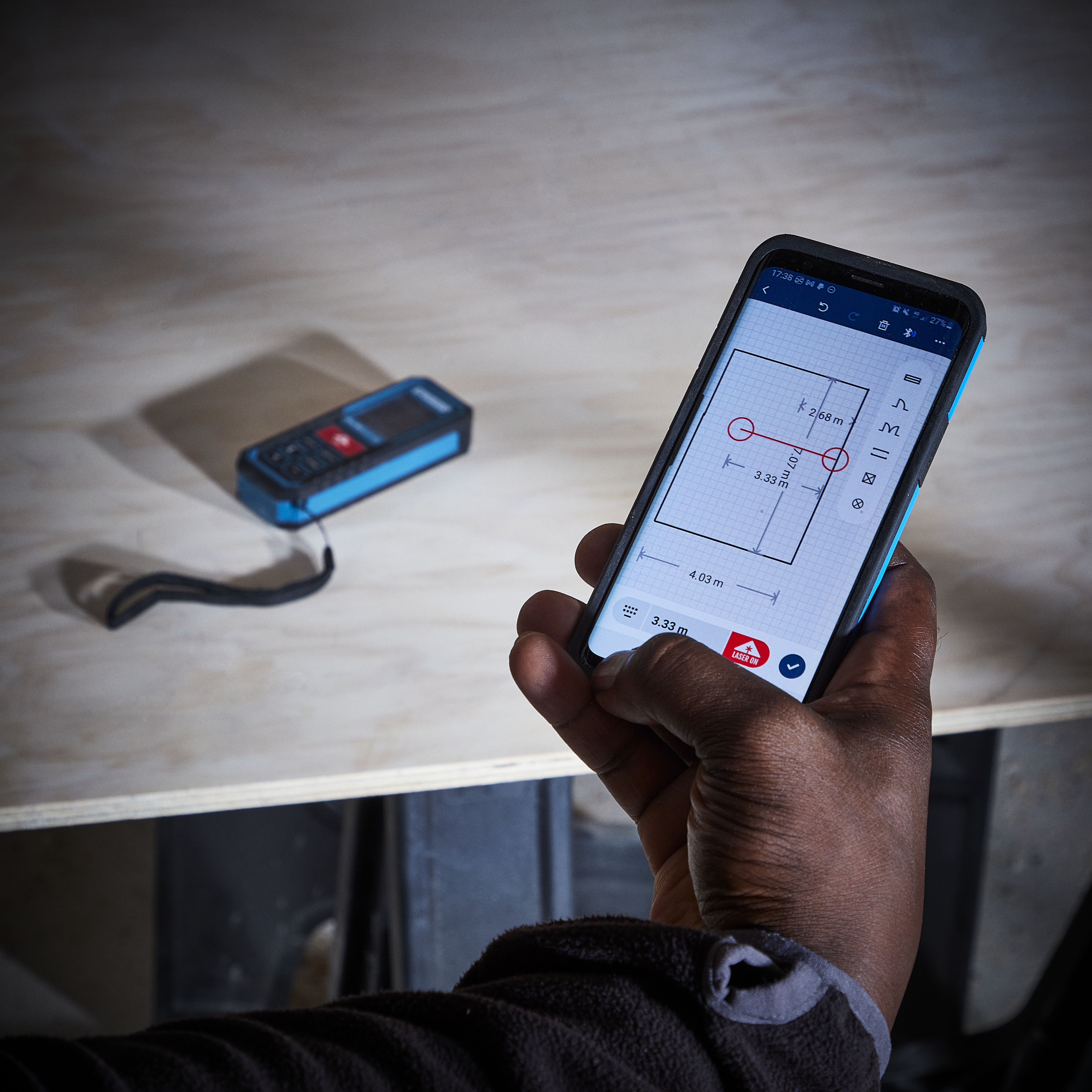 Erbauer 60m Laser distance measurer