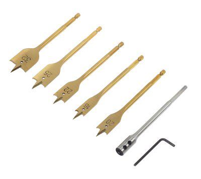 Erbauer 7 piece Flat drill bit set