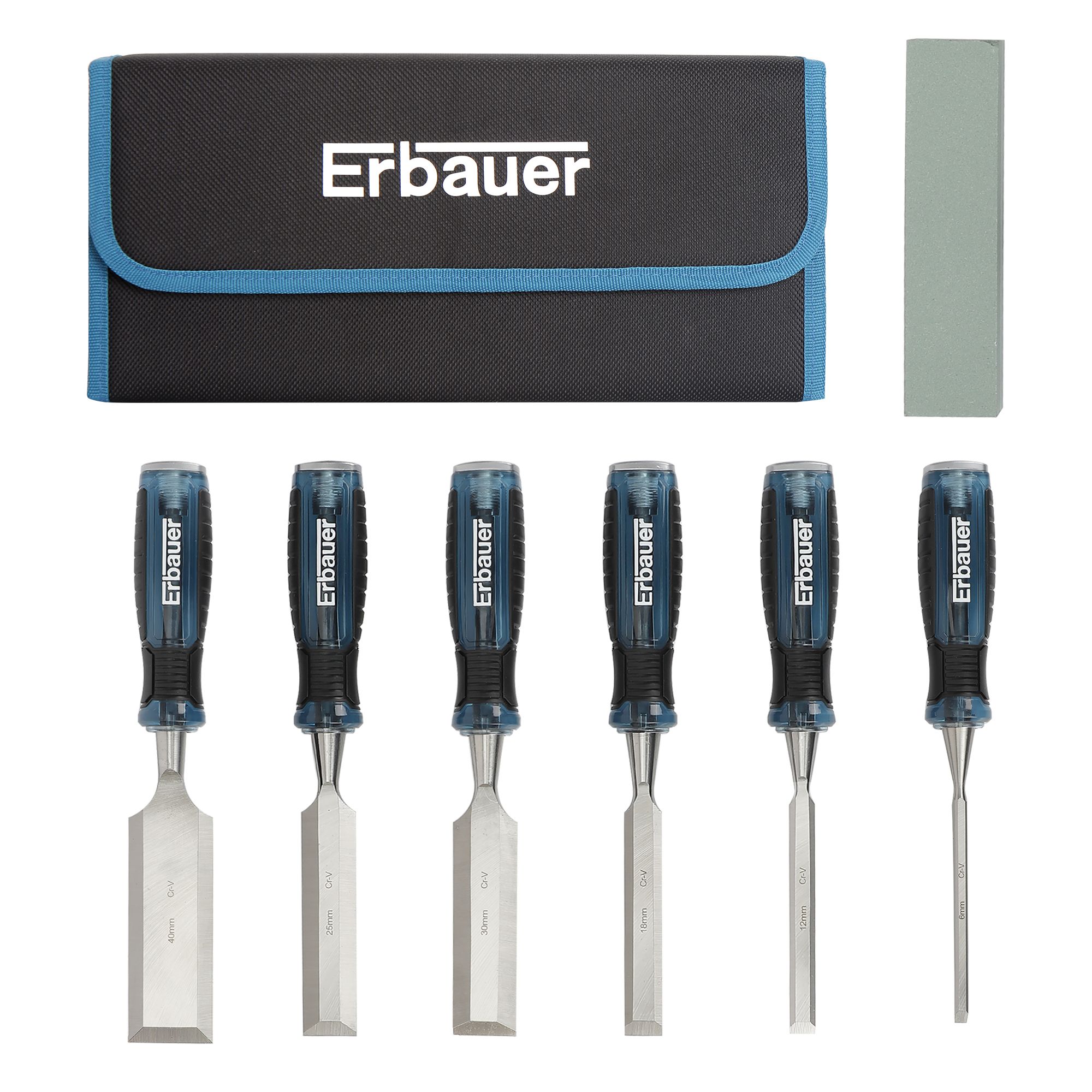 Erbauer 8 piece Wood chisel set E_SF6 | DIY at B&Q