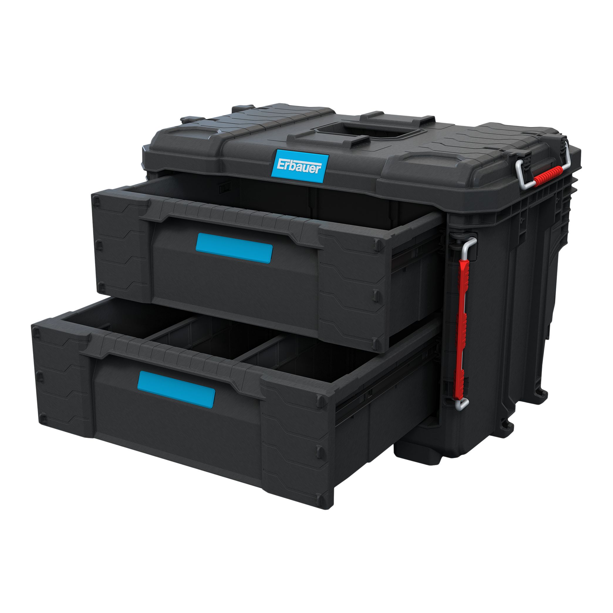 Erbauer ConnecX Black 22in Drawer system chest