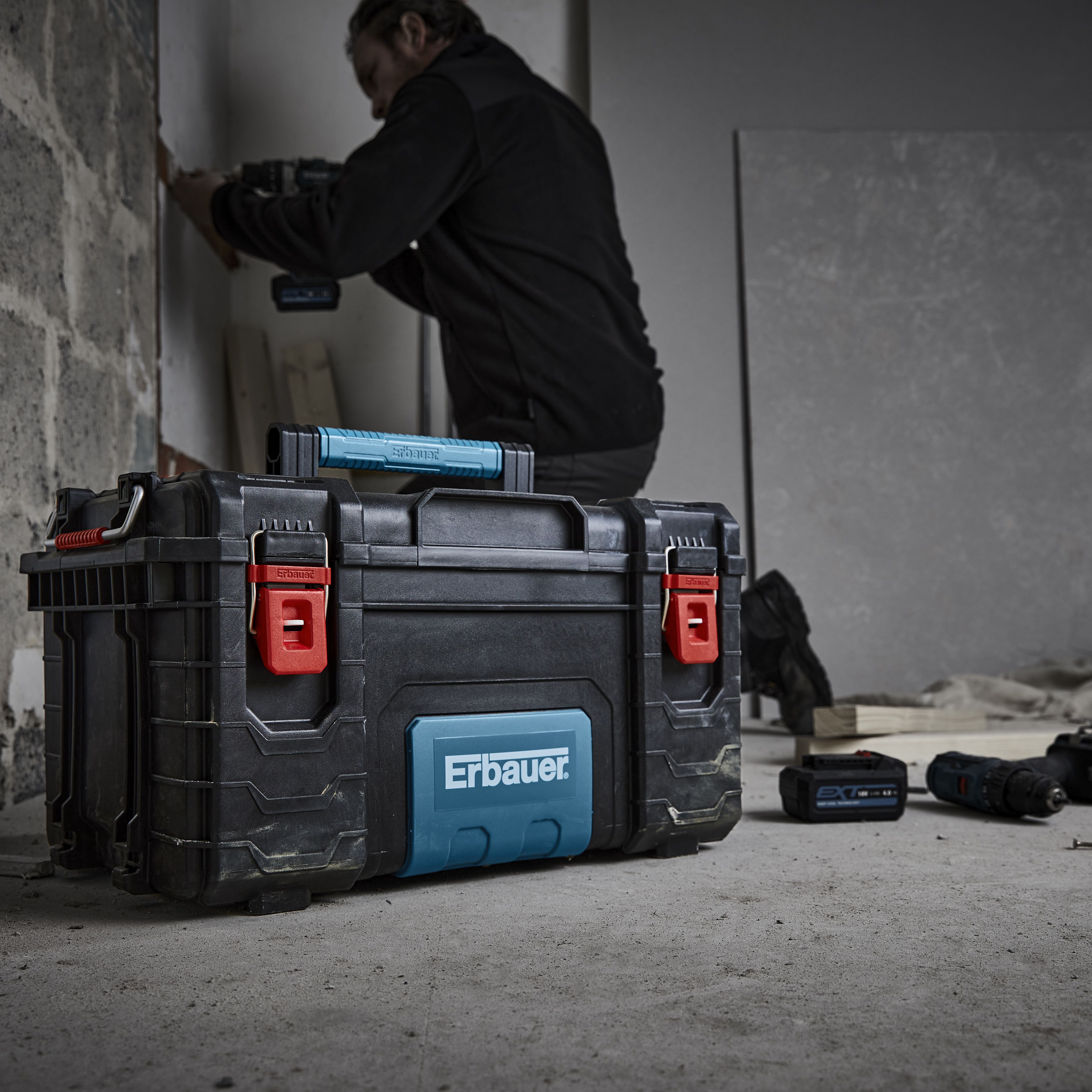 Erbauer Connecx Modular Storage Polypropylene Toolbox (L)564mm (H)310mm