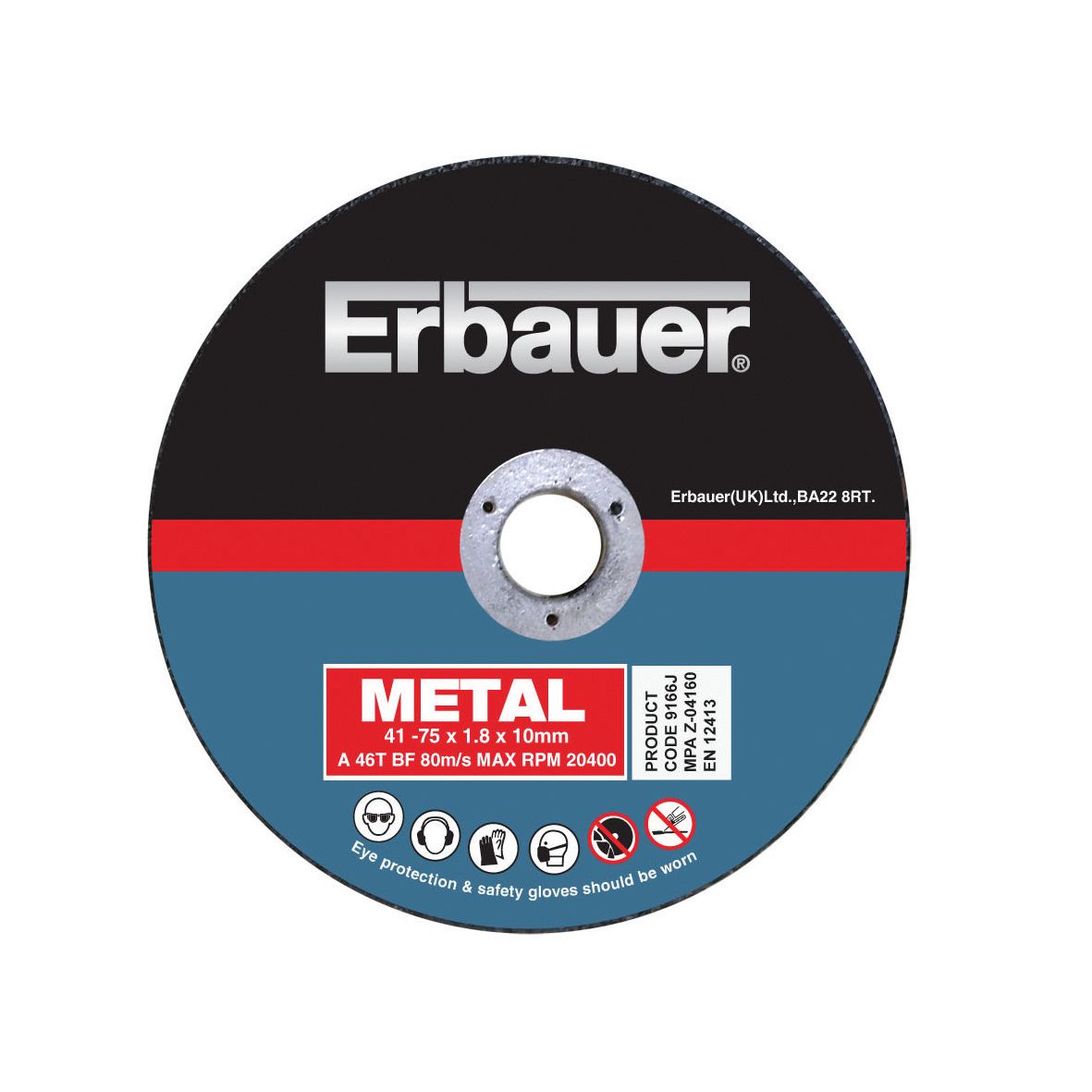 Erbauer Cutting disc set 77mm, Pack of 10 | DIY at B&Q