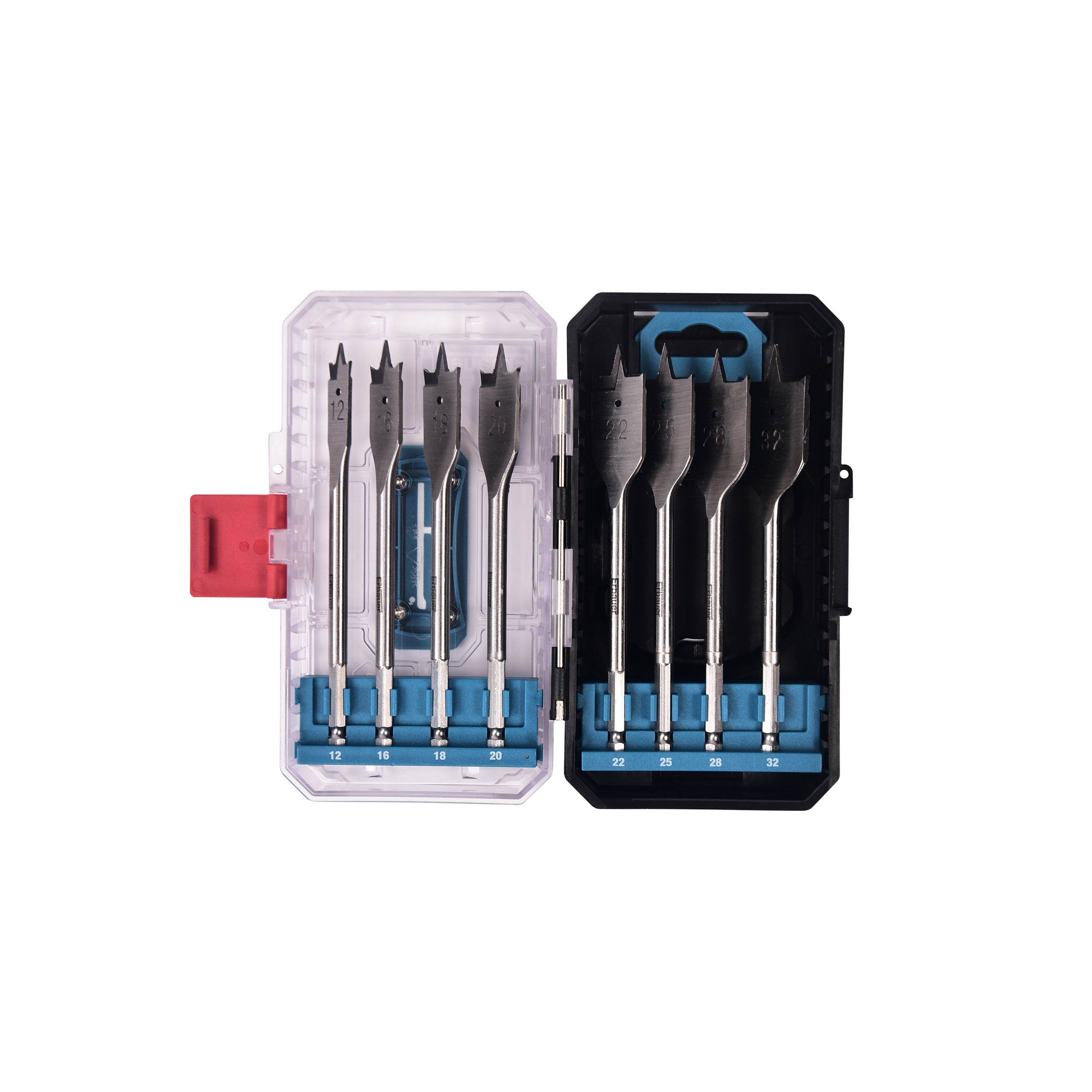 Erbauer Flat drill bit set (8 piece)