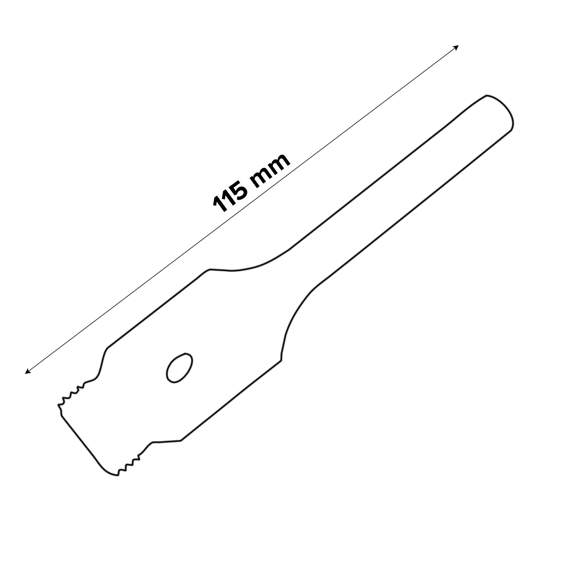 Erbauer Hardened steel Core drill arbor (L)115mm