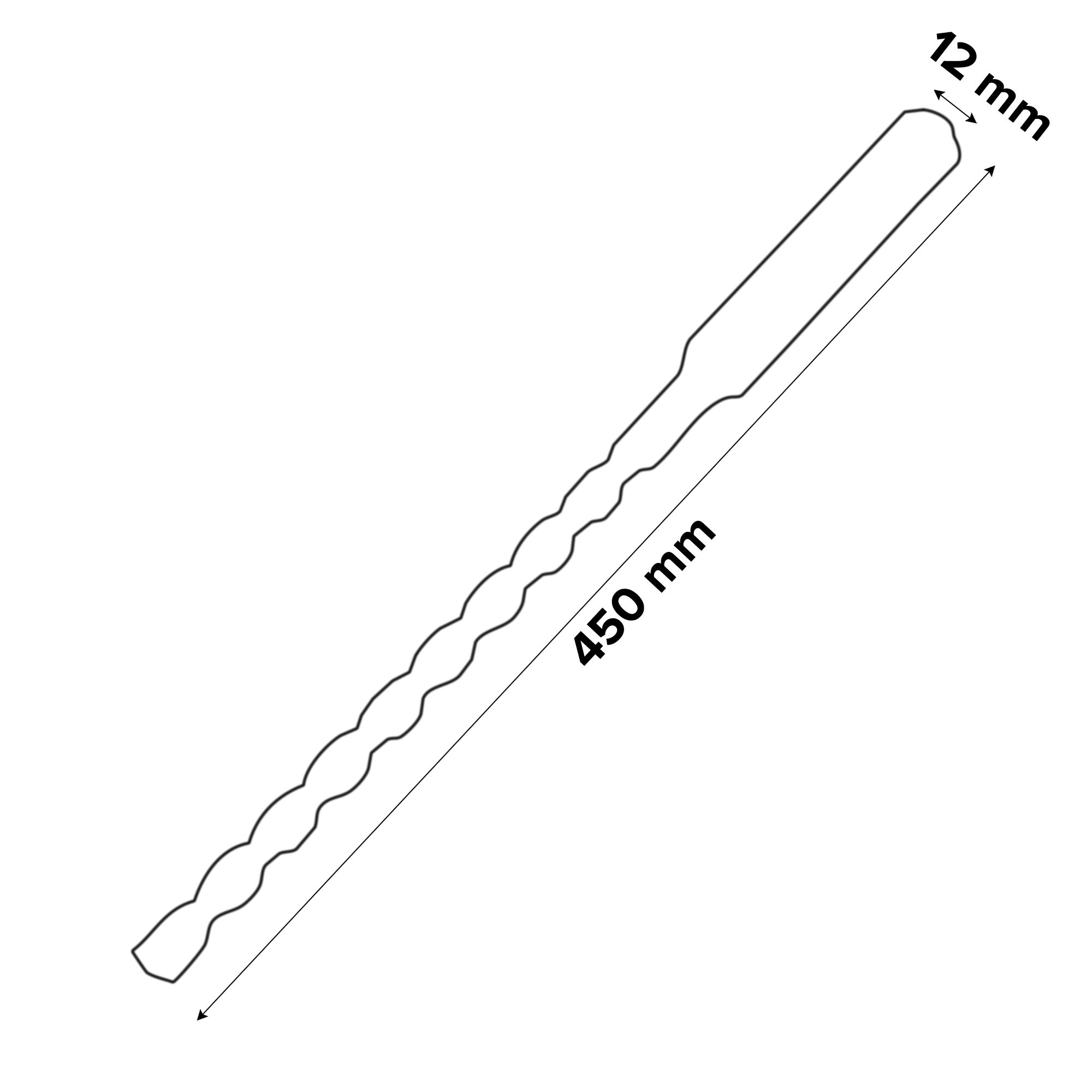 Erbauer SDS plus Drill bit (Dia)12mm (L)450mm