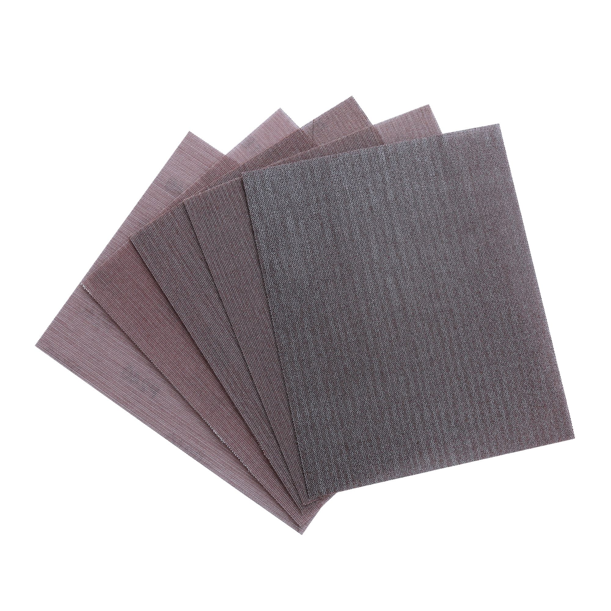 Erbauer Semi-friable aluminium oxide Assorted Hand sanding sheets, Pack ...
