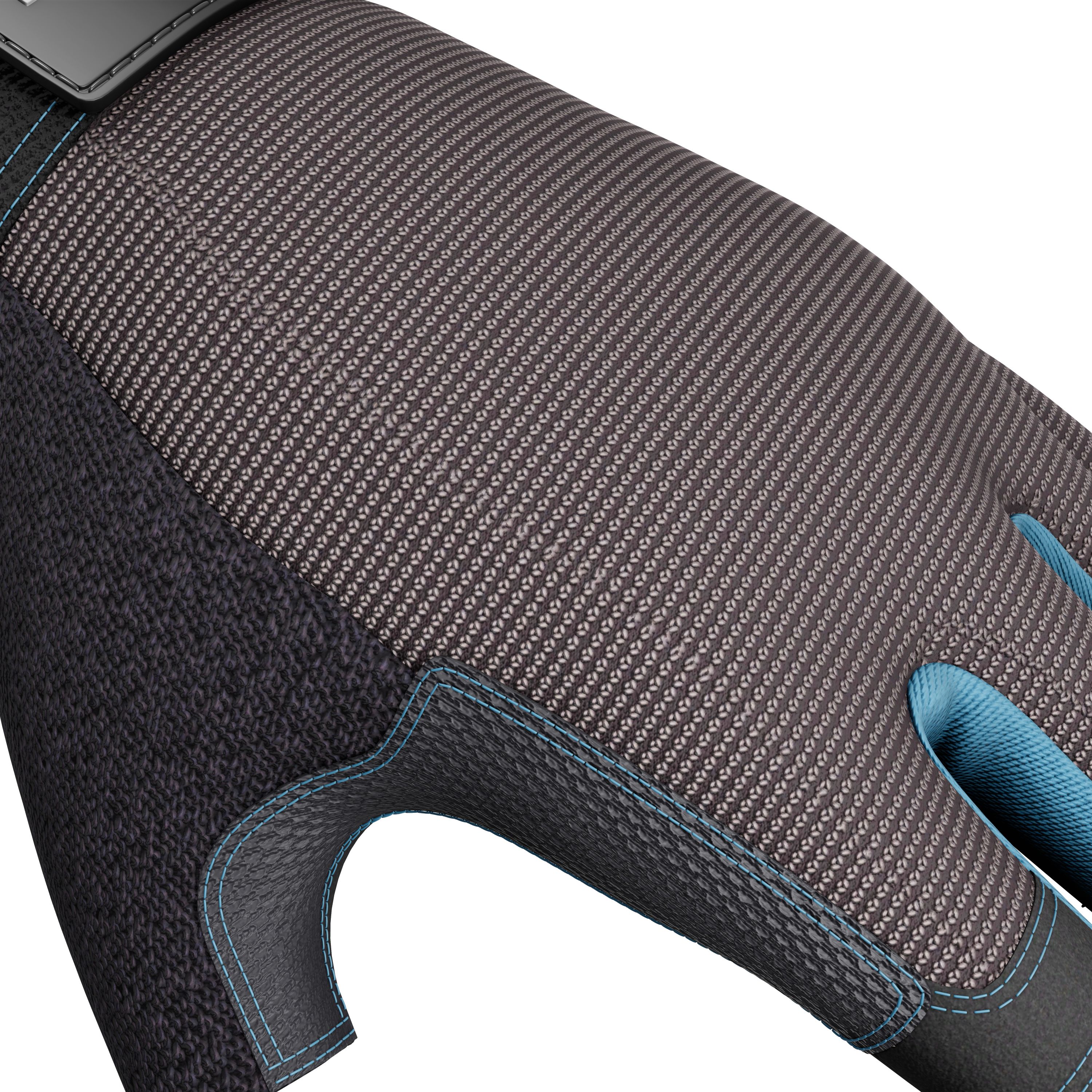 Erbauer Synthetic Grey & Blue Fingerless Specialist handling gloves ...