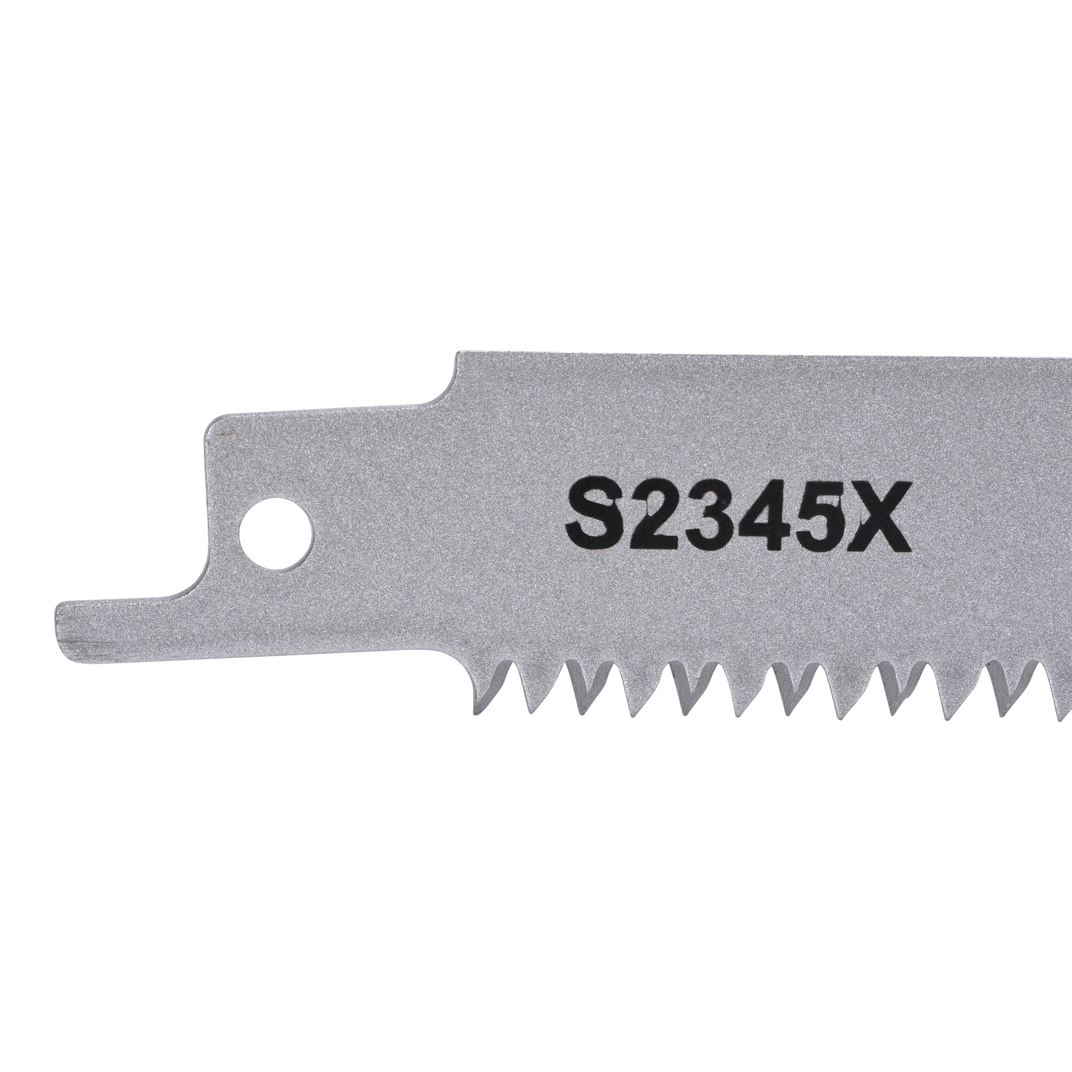 Erbauer Universal Reciprocating saw blade S2345X L 200mm Pack of 2