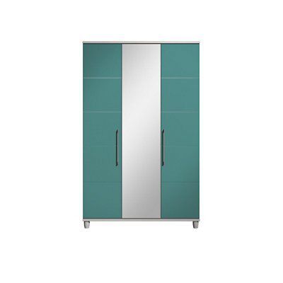 Eris Green elm effect Triple Wardrobe (H)1932mm (W)1204mm (D)558mm ...
