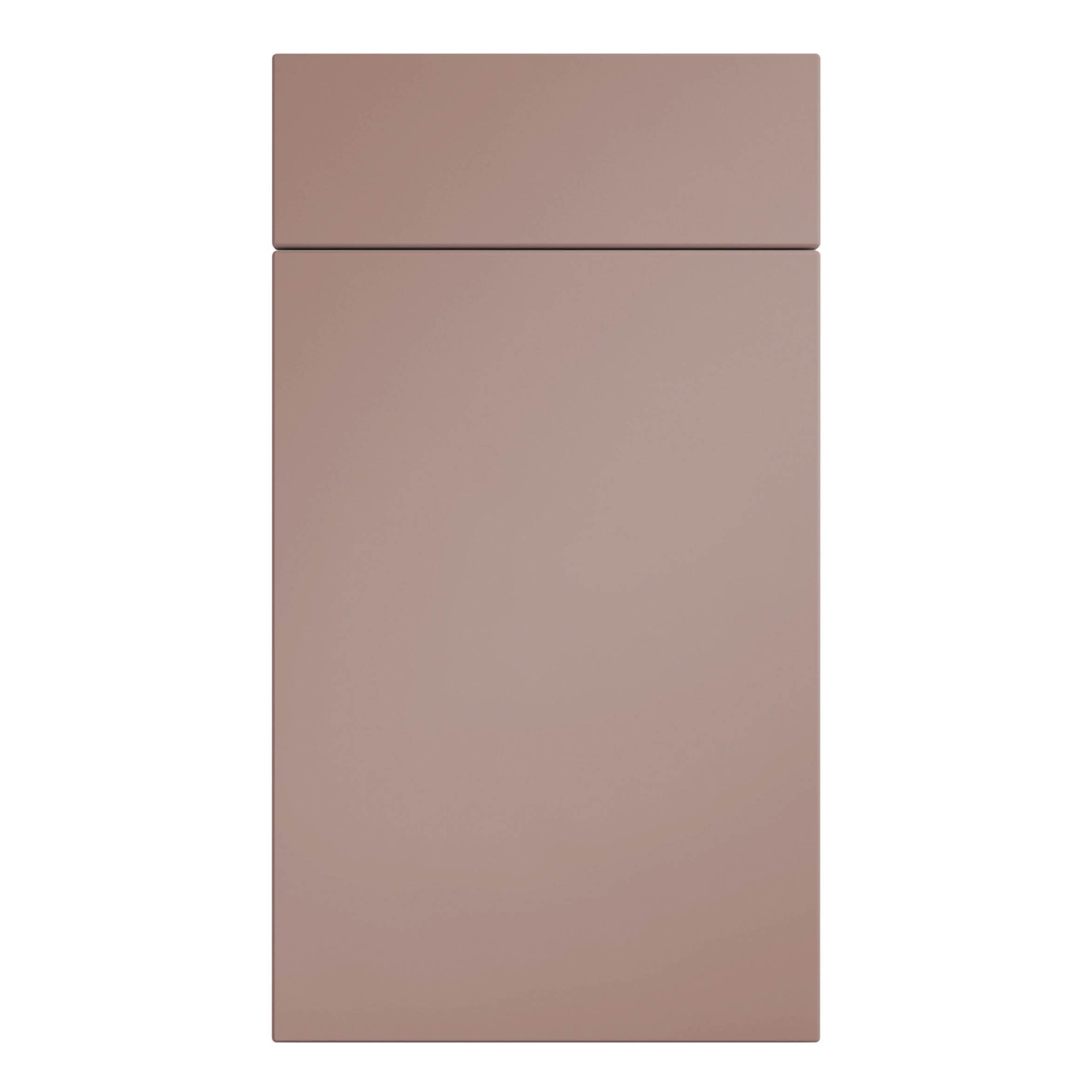 Ethos Matt antique rose Modern Drawer front, bridging door & bi-fold ...