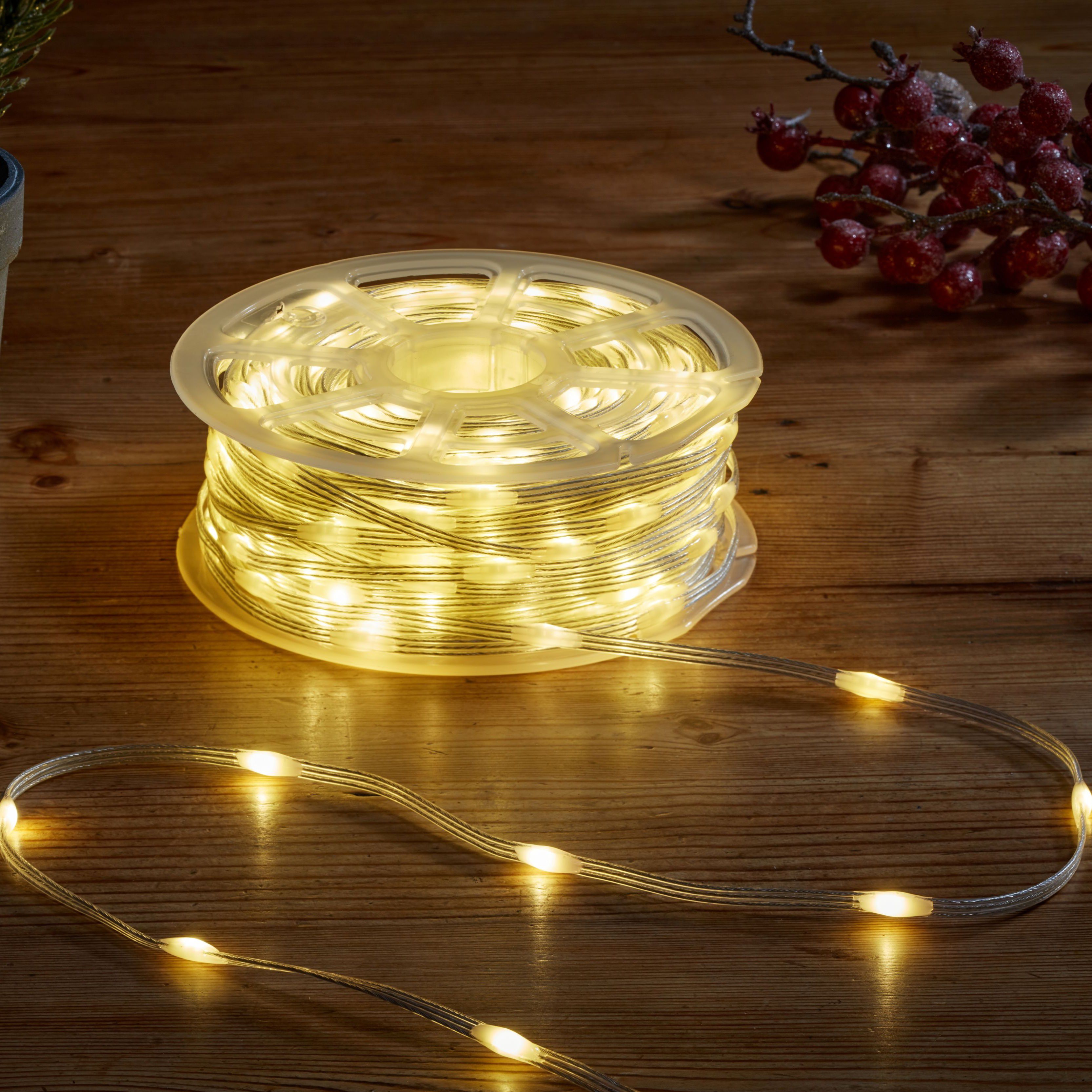 Eureka Mains-powered (plug-in) Warm white & multicolour LED Indoor ...